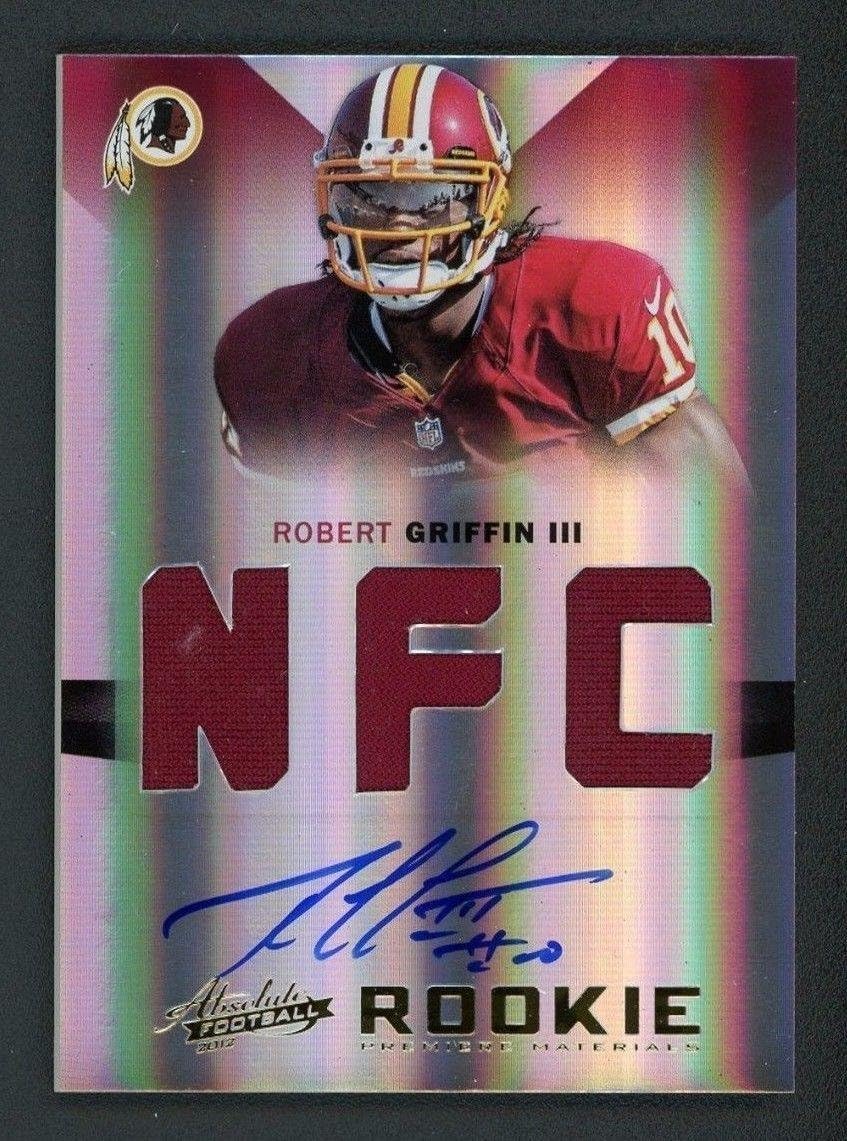 2012 Panini Absolute Robert Griffin III RC Triple Jersey AUTO Jersey ...