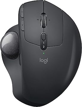 Amazon.com: Logitech MX Ergo Plus Advanced Wireless Trackball for PC ...