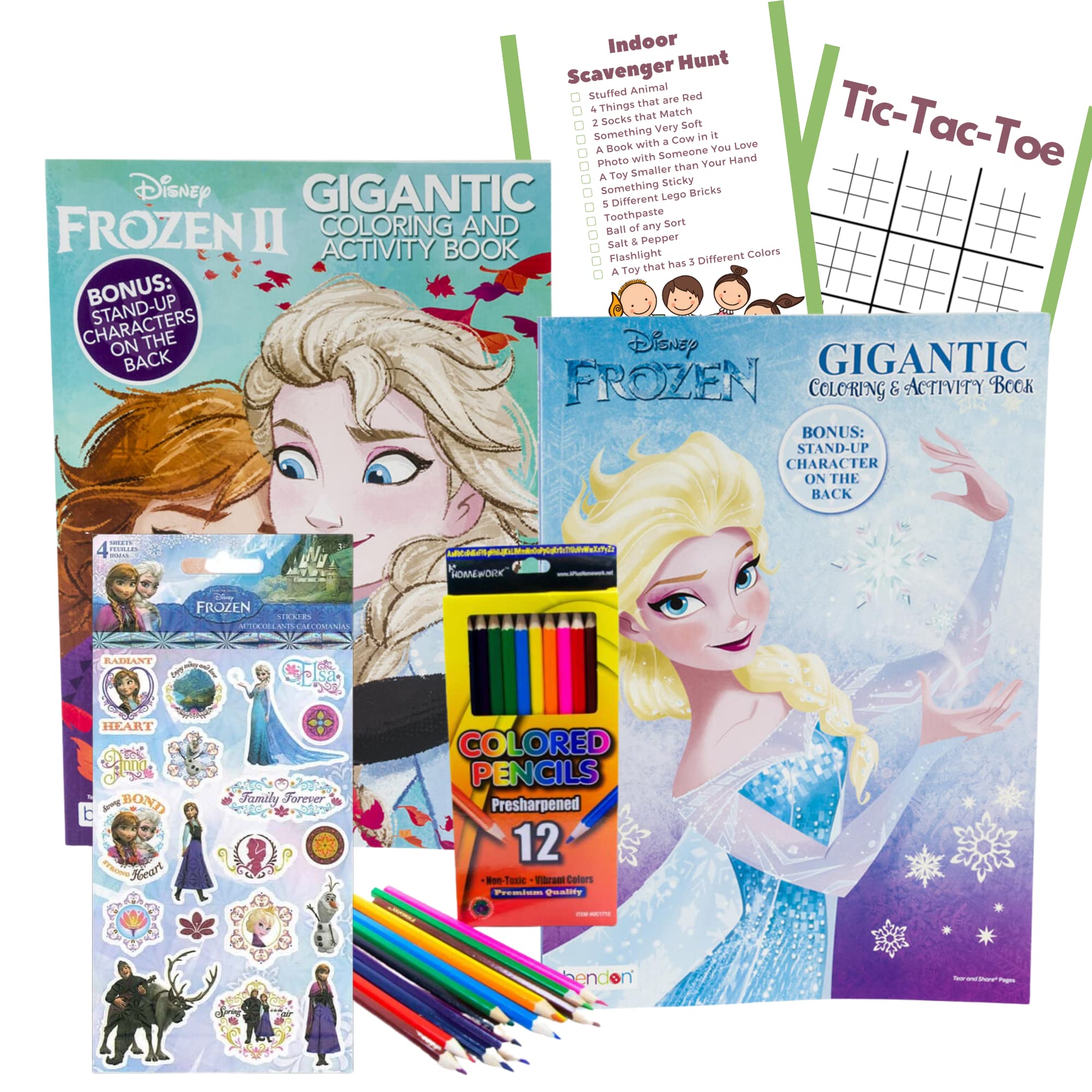 Buy Disney Frozen 2 Coloring Book Set Bundle with 2 Coloring Books, 12 ...