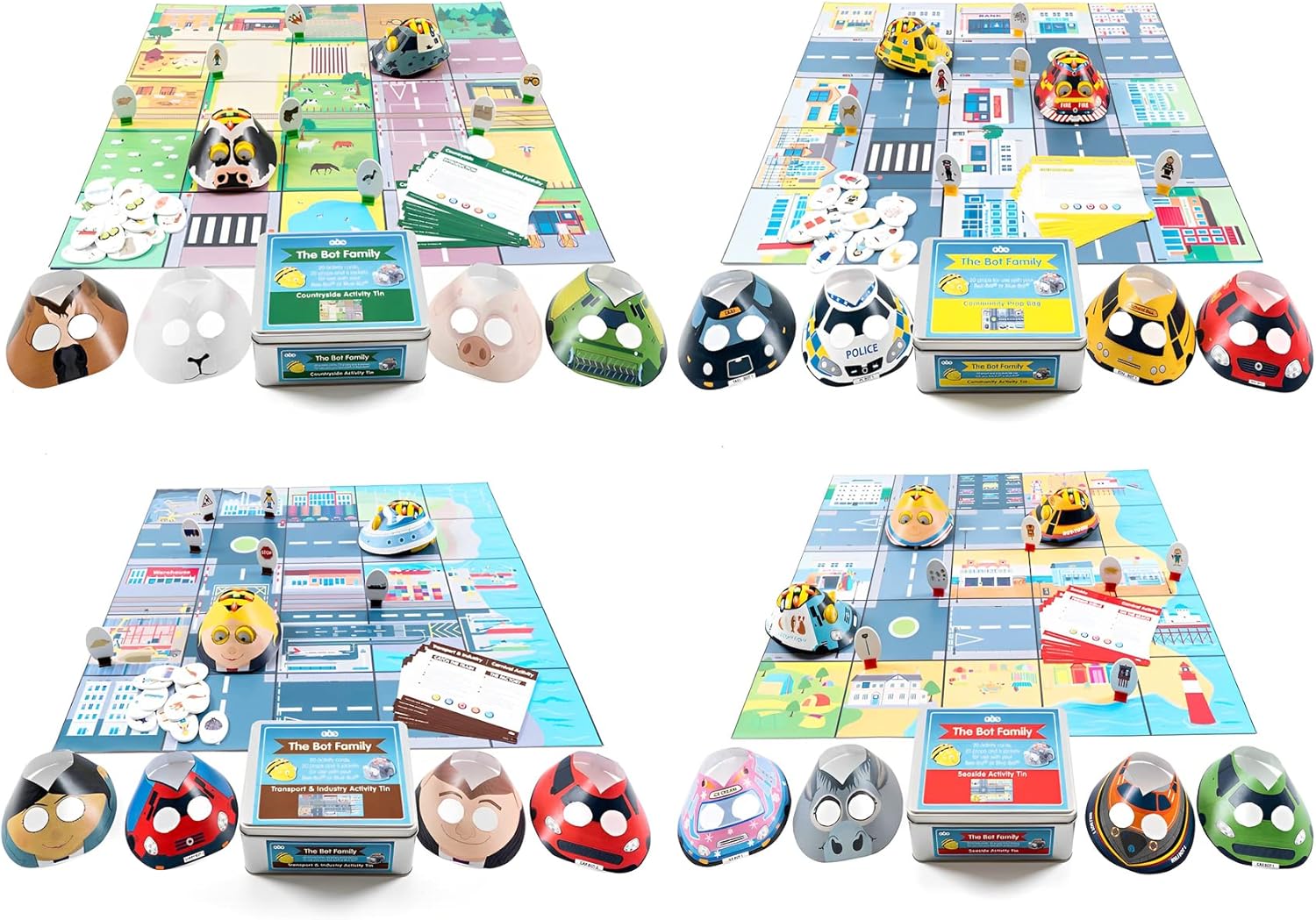 Amazon.com: TTS World Mat Bundle for Bee-Bot or Blue-Bot Educational ...