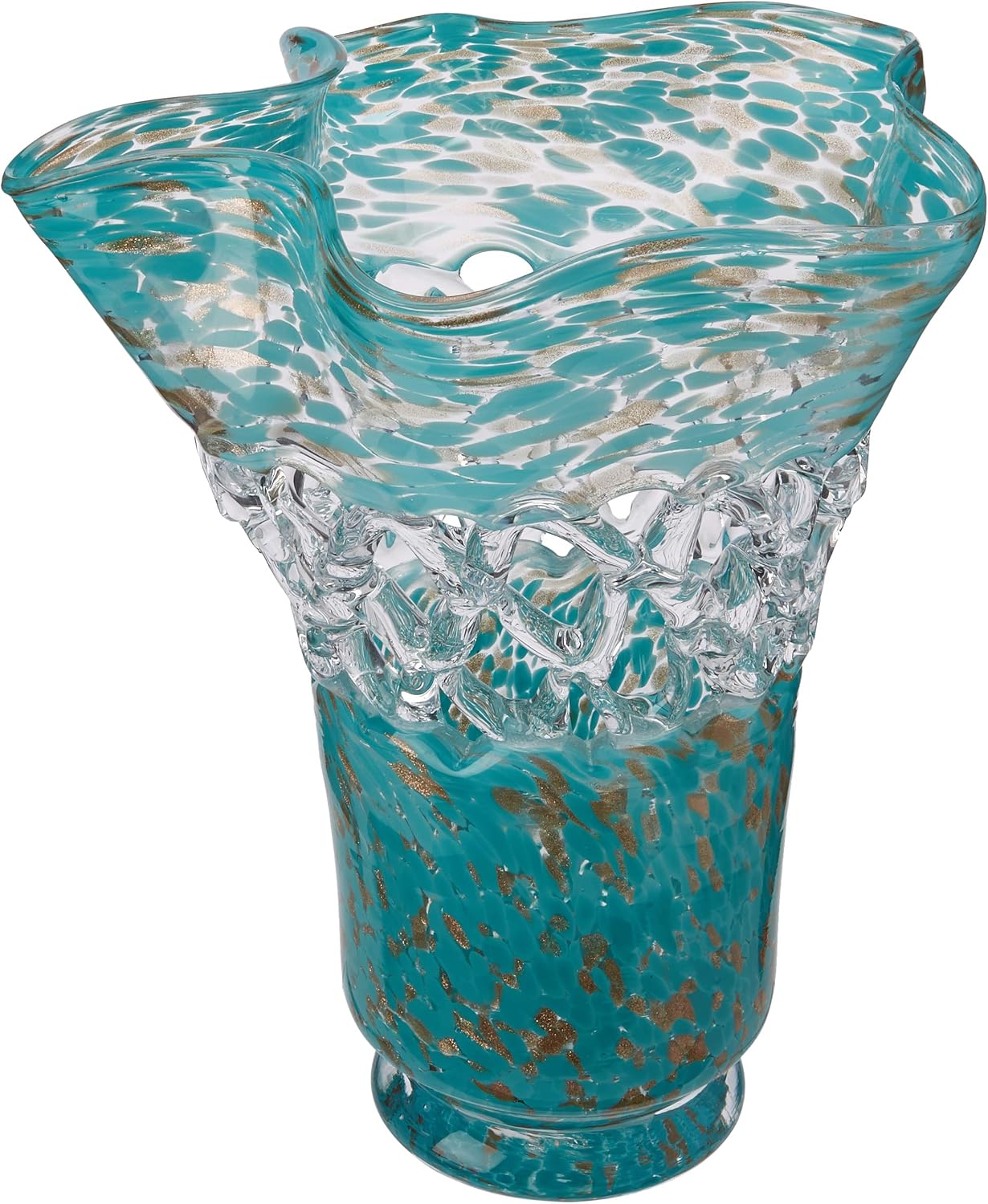 Amazon.com: IMAX 65435 Ithaca Web Glass Vase : Home & Kitchen