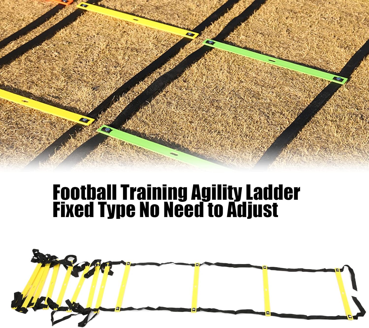 NDNCZDHC 6M12 Fixed Agility Ladder Football Training Ladder Football ...