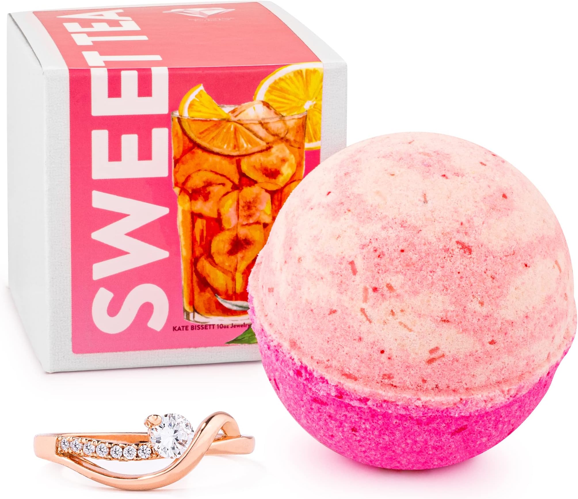 Amazon.com: Kate Bissett Sweet Tea Bath Bomb with Jewelry Inside ...