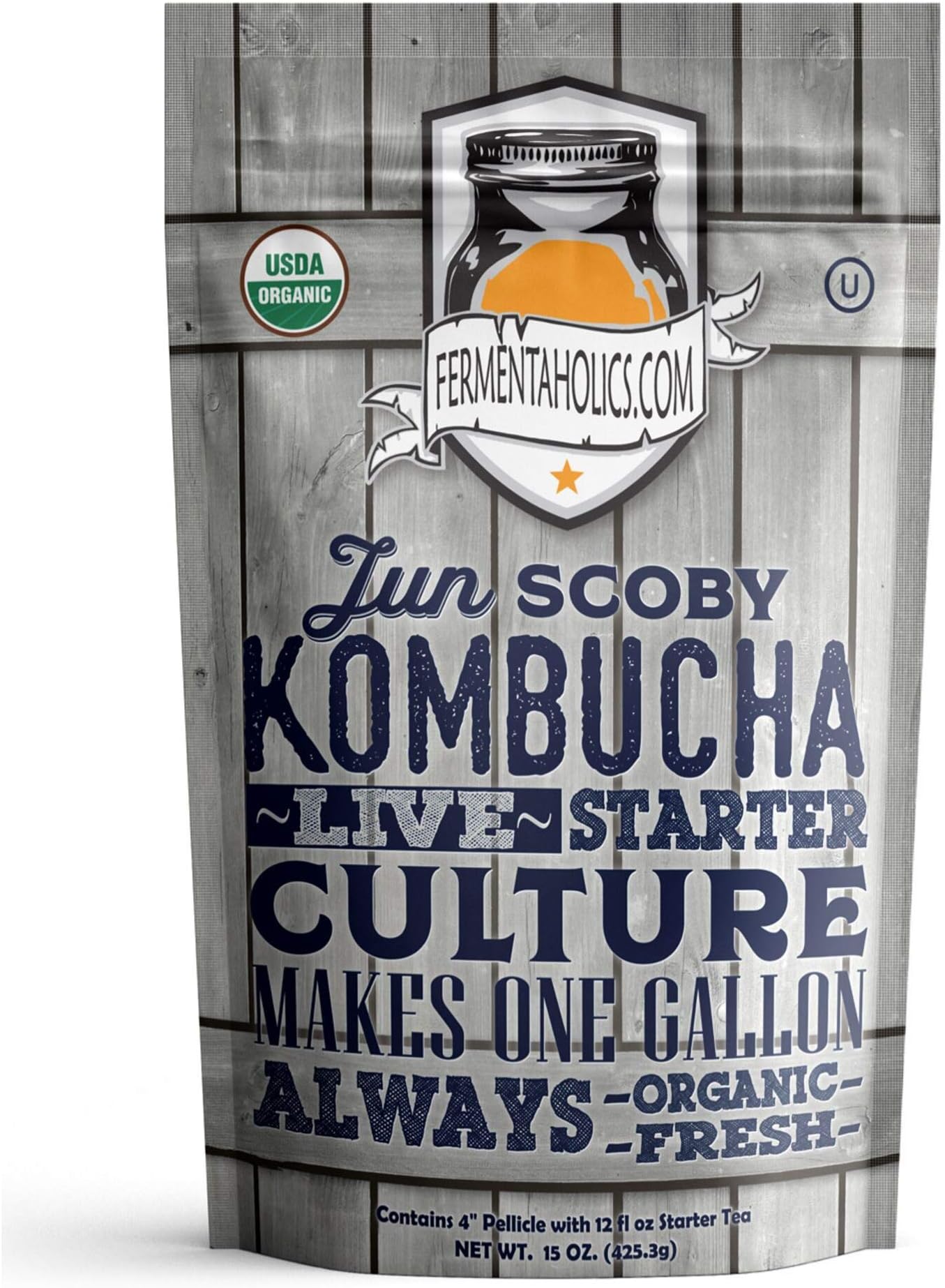 Amazon.com: Jun Kombucha Starter Culture - USDA Certified Organic SCOBY ...