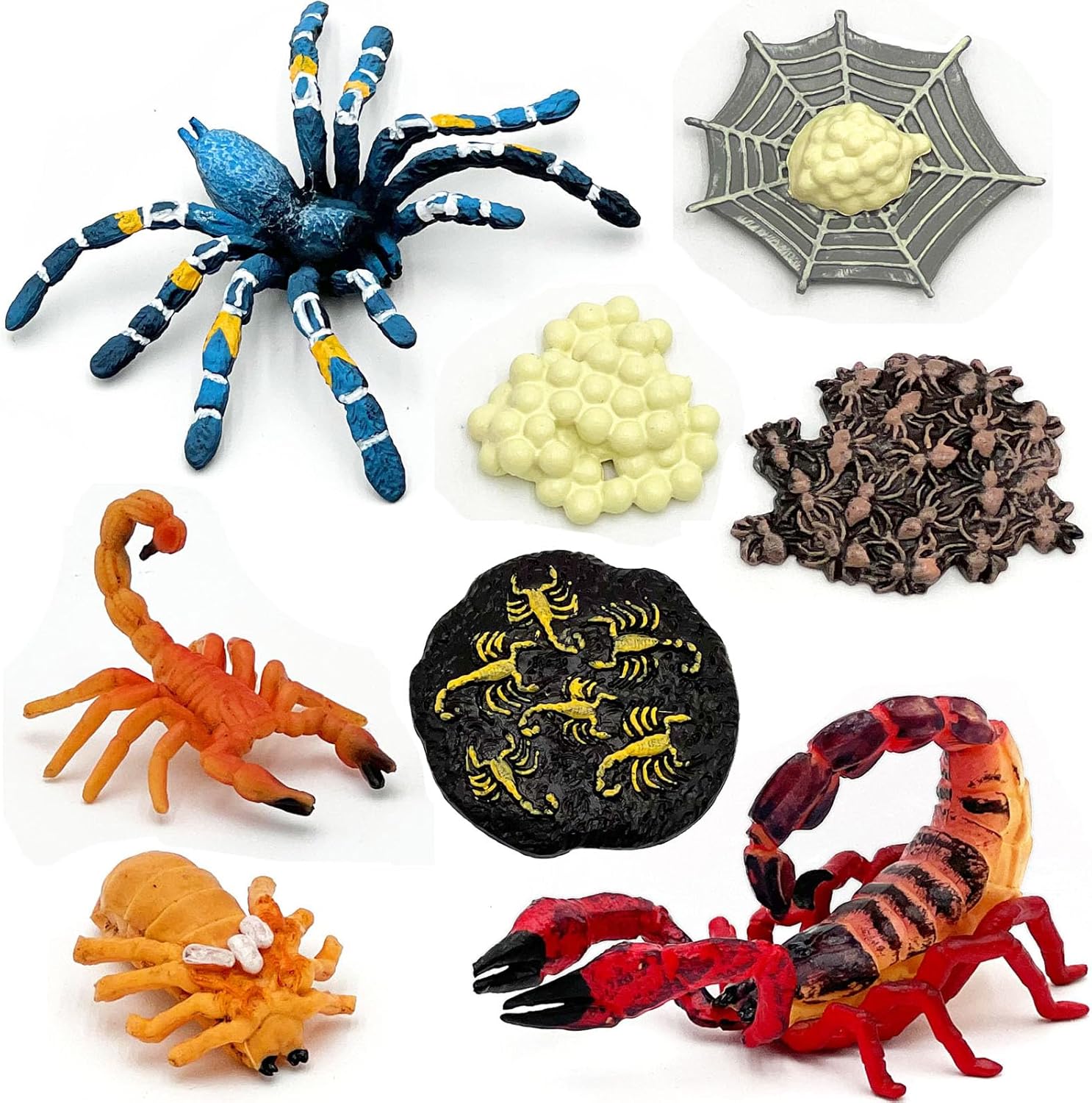 Gemini & Genius Reptile Animals Figurine Toys, Spider and Scorpion Life ...