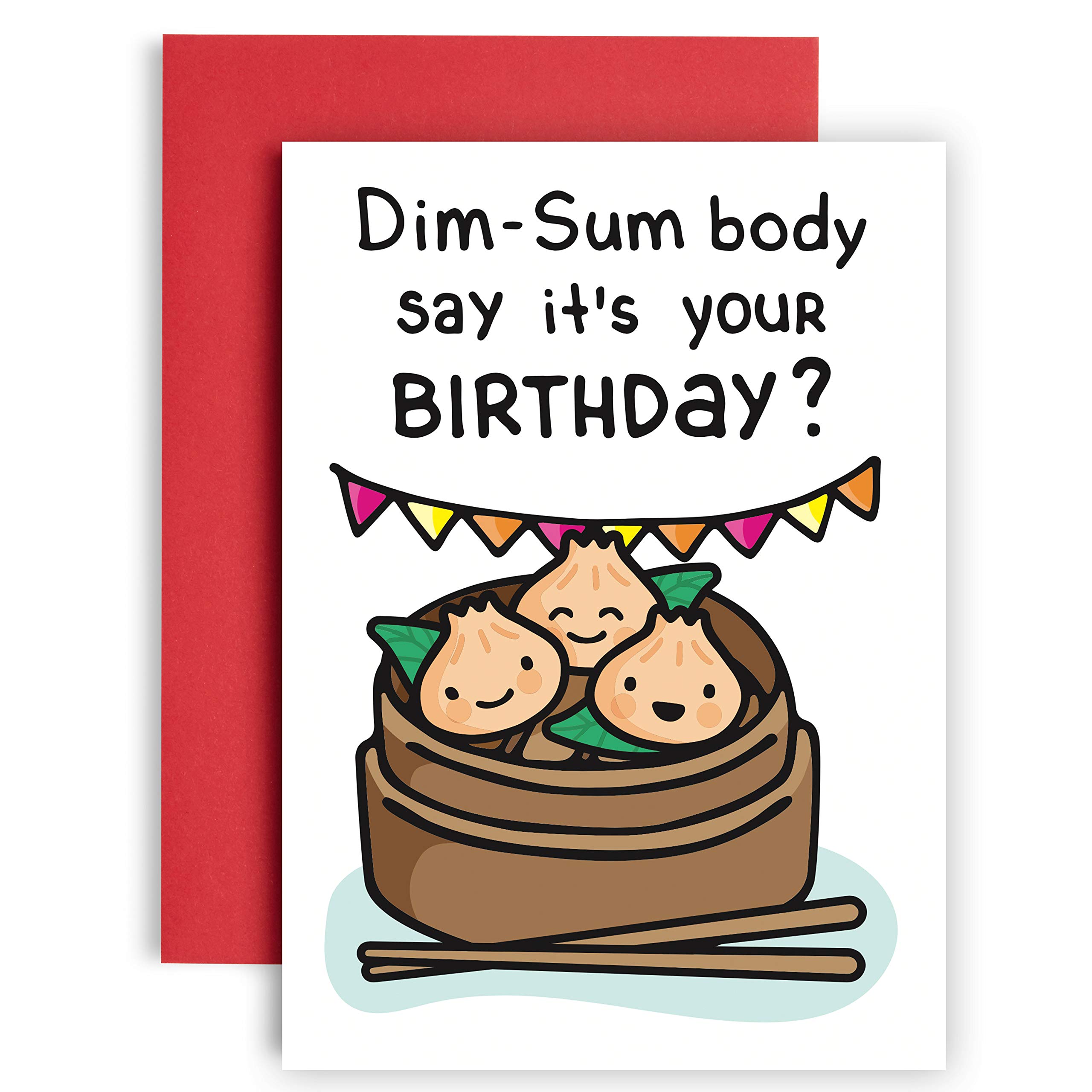 Buy Dim Sum Body Says It s Your Birthday Card Funny Birthday Card For 