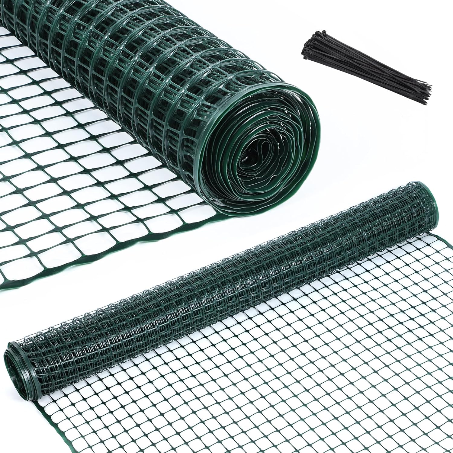 Amazon.com : ABQ Temporary Fence Hard Plastic Mesh Fencing, 4x25FT Snow ...
