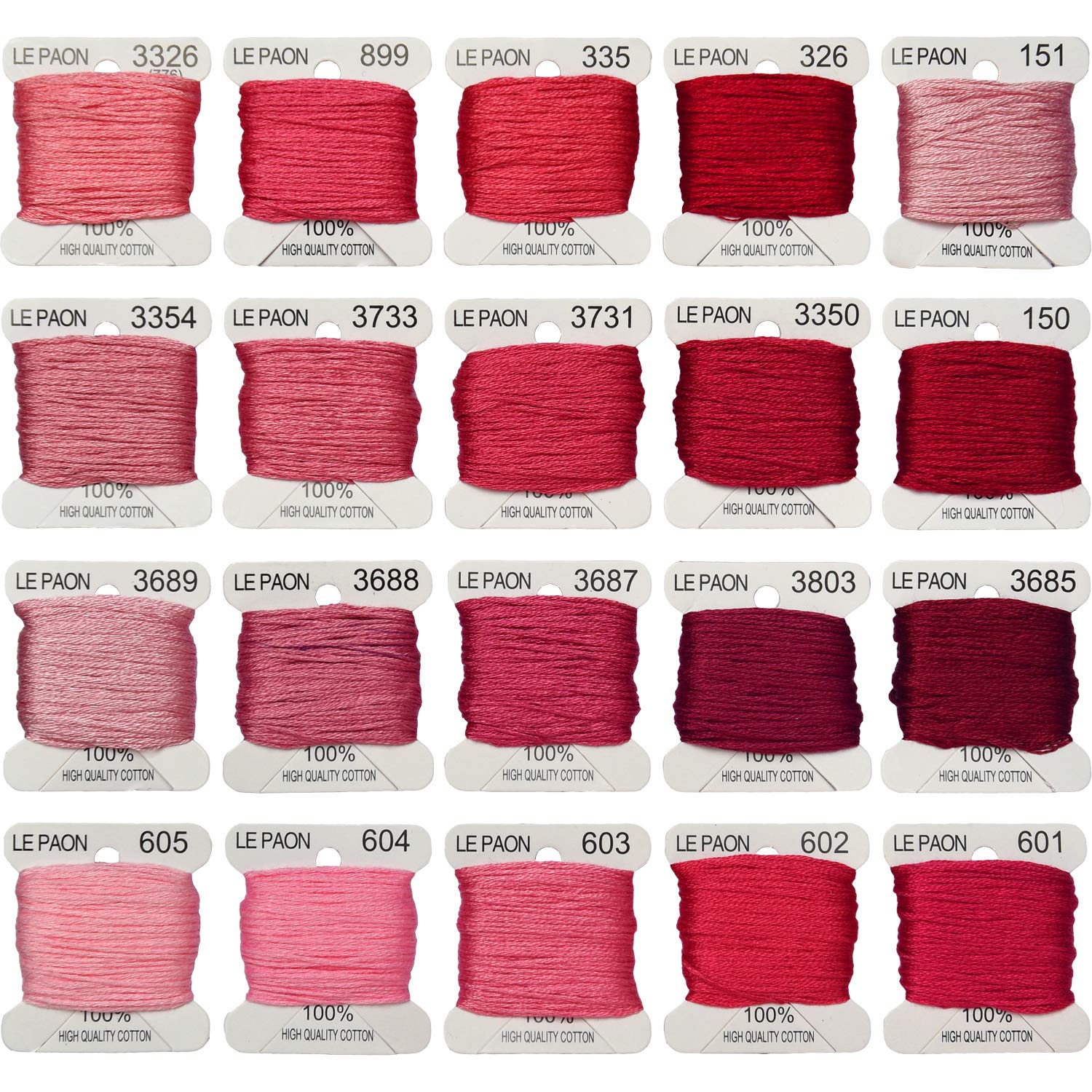 Amazon.com: Premium Rainbow Color Embroidery Floss bobbins - Cross ...
