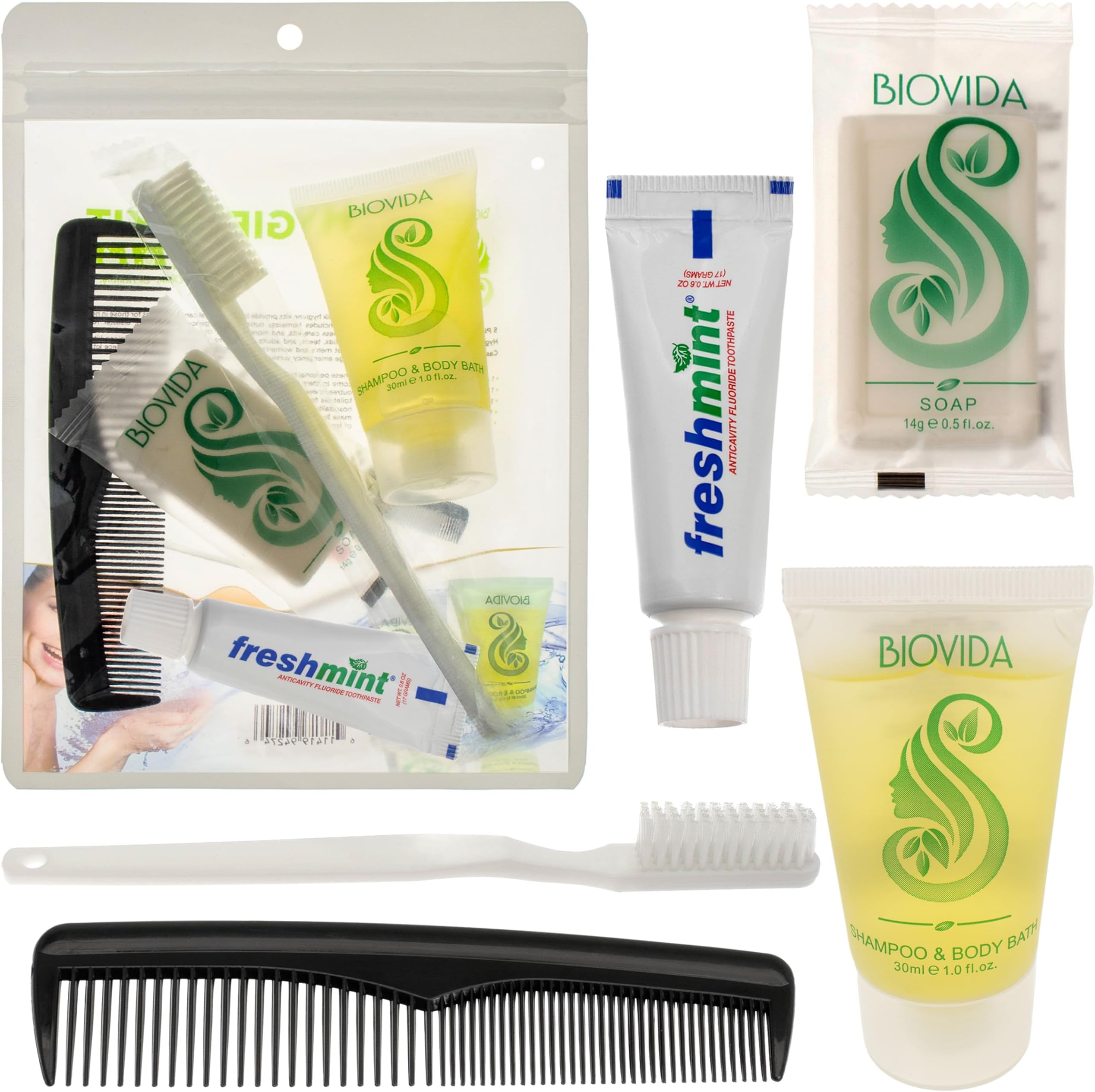 Amazon.com : Panitay 30 Pack Travel Toiletry Kit Bulk Disposable ...