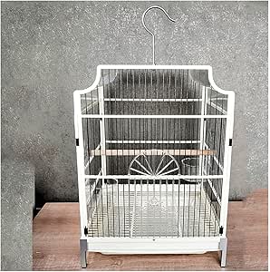 Amazon.com : WHBFT Spacious Easy Cleaning Bird Cage, Multifunctional ...