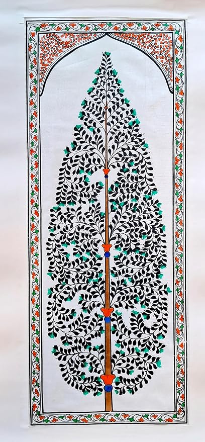 Arteastic Hand Made Hand Painted multi colour Pattachitra | Tree of ...