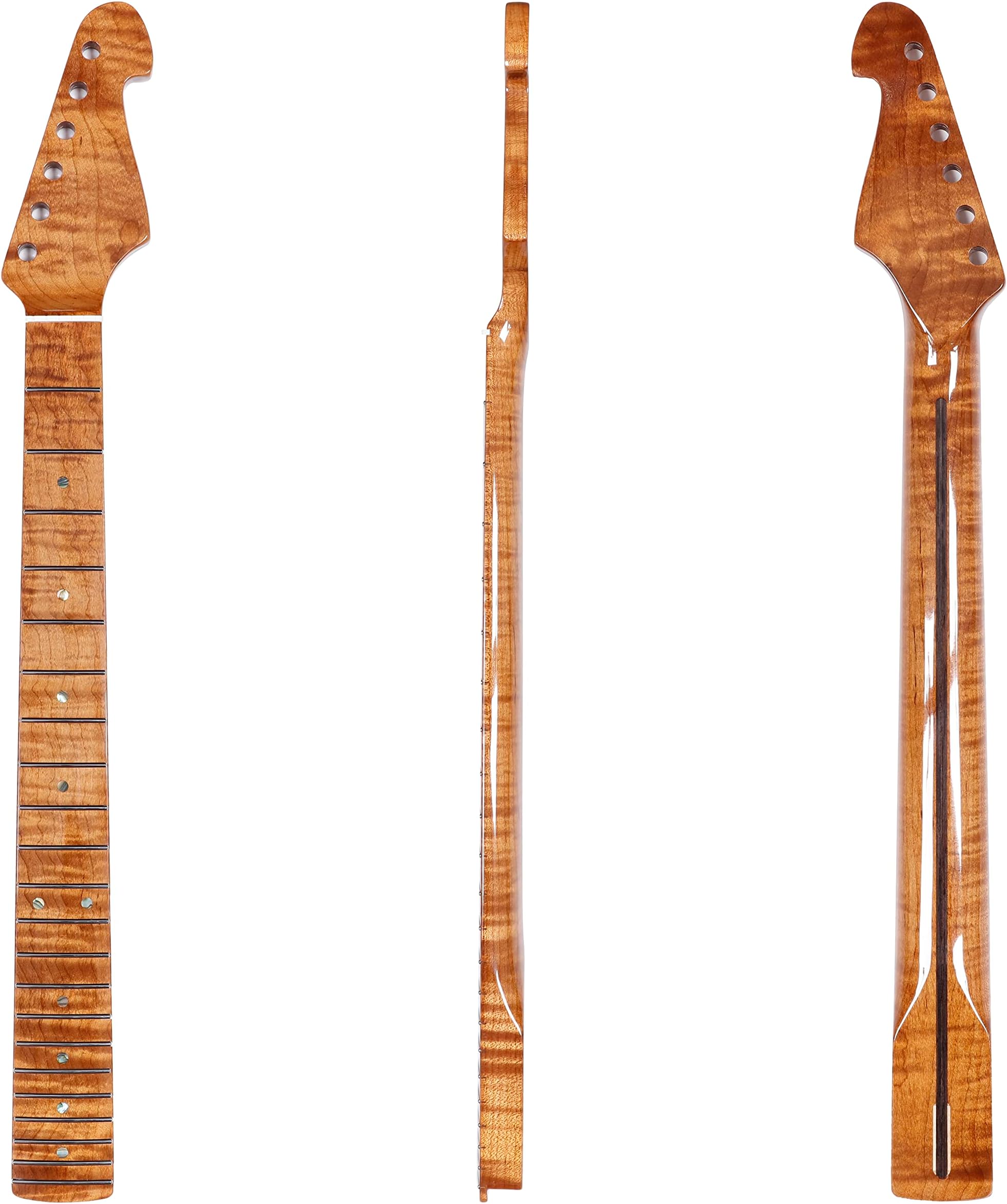 Amazon.com: Vetimobato Electric Guitar Neck 22 Fret Mahogany Rosewood ...