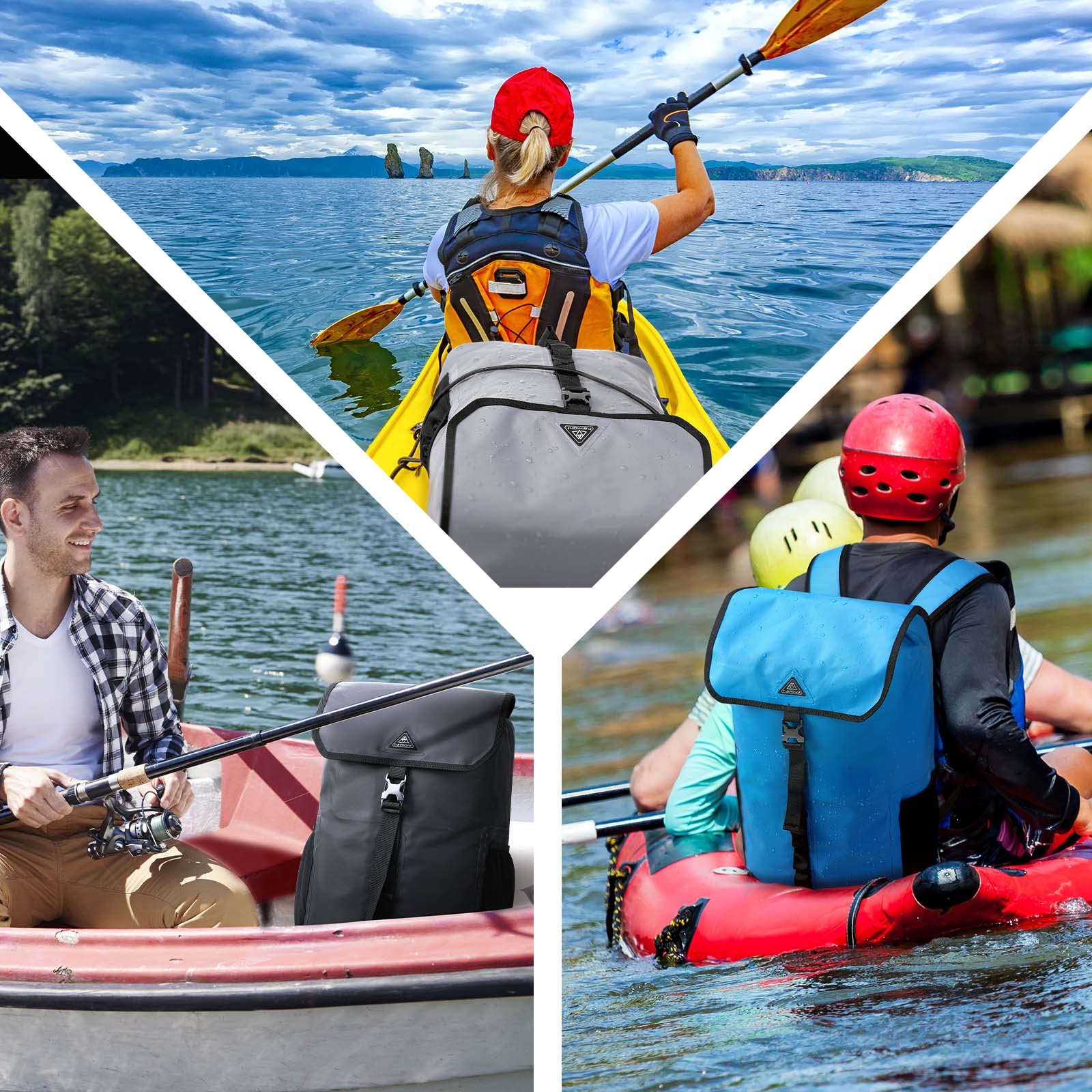 Snapklik.com : Haimont Roll Top Backpack Waterproof Dry Bag Floating ...