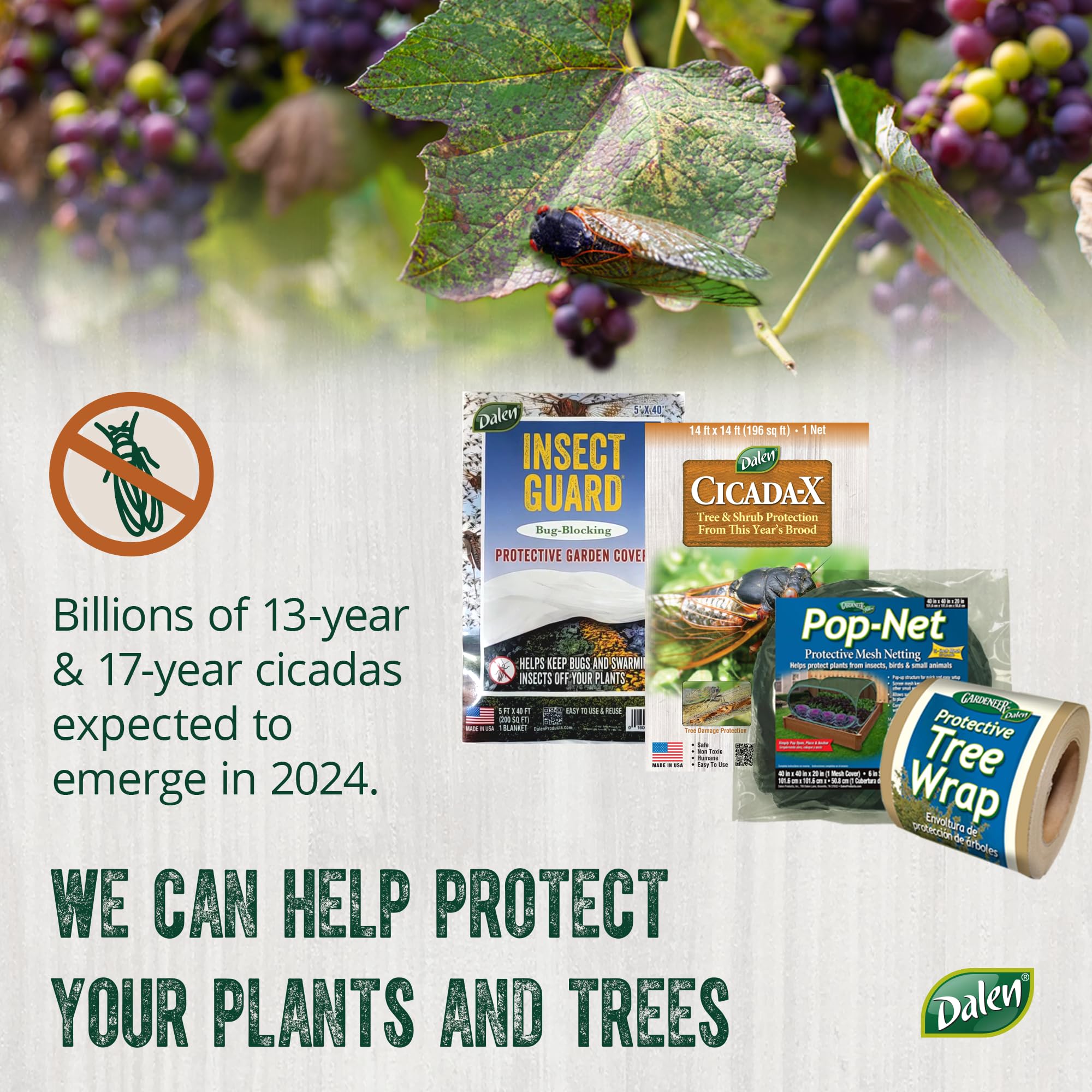 Snapklik.com : Dalen Cicada-X Tree & Shrub Protective Netting Protect ...
