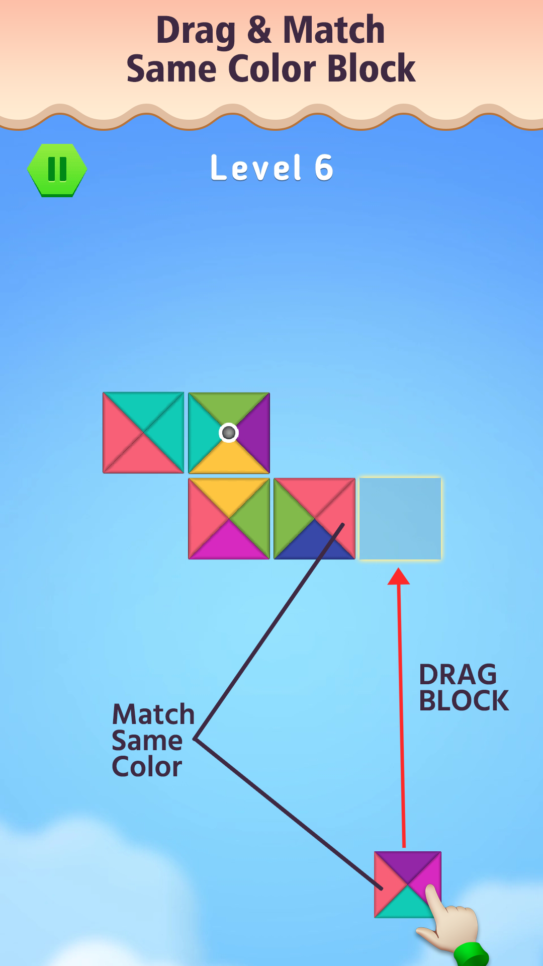 Color Block Tie - Match Puzzle - App on Amazon Appstore