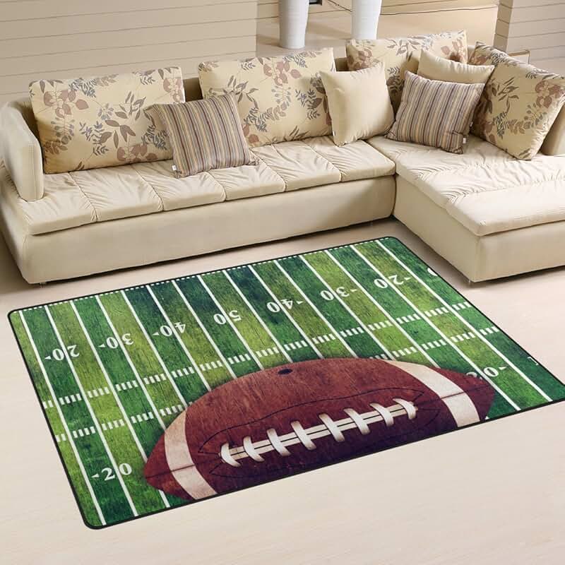 Amazon.com: football rug