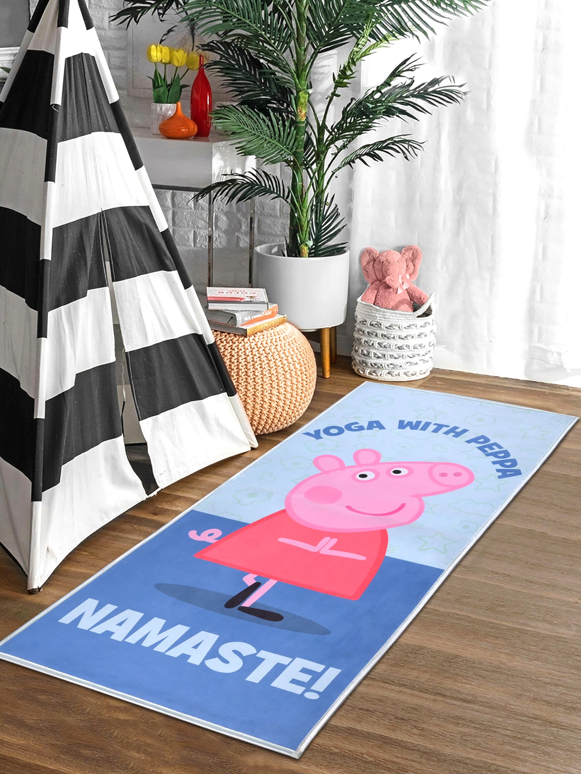 Saral Home Kids Yoga Mat Non Slip, All Purpose Fitness and Workout Mat ...