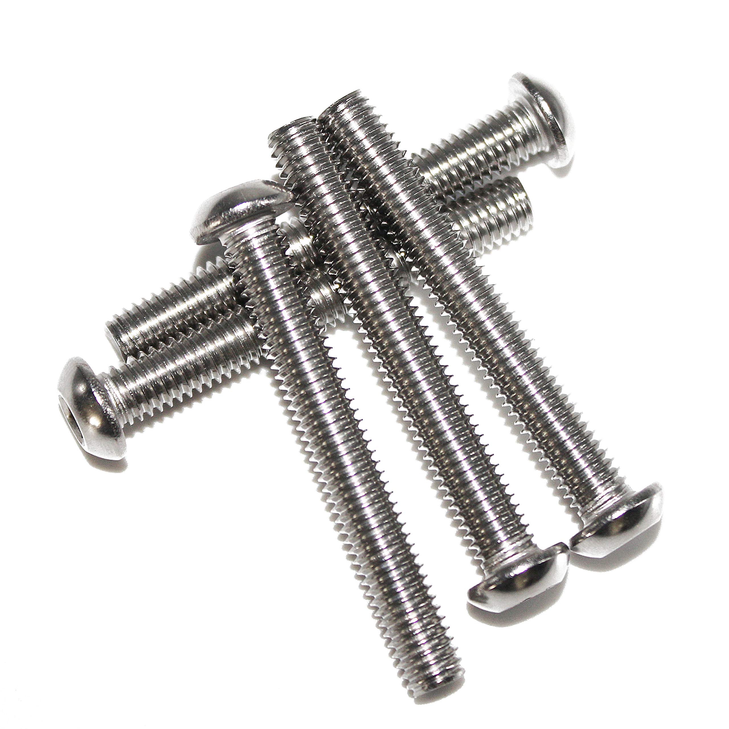 Amazon.com: 25 Pcs M4-0.70 x 40mm Button Head Socket Cap Bolts Screws ...