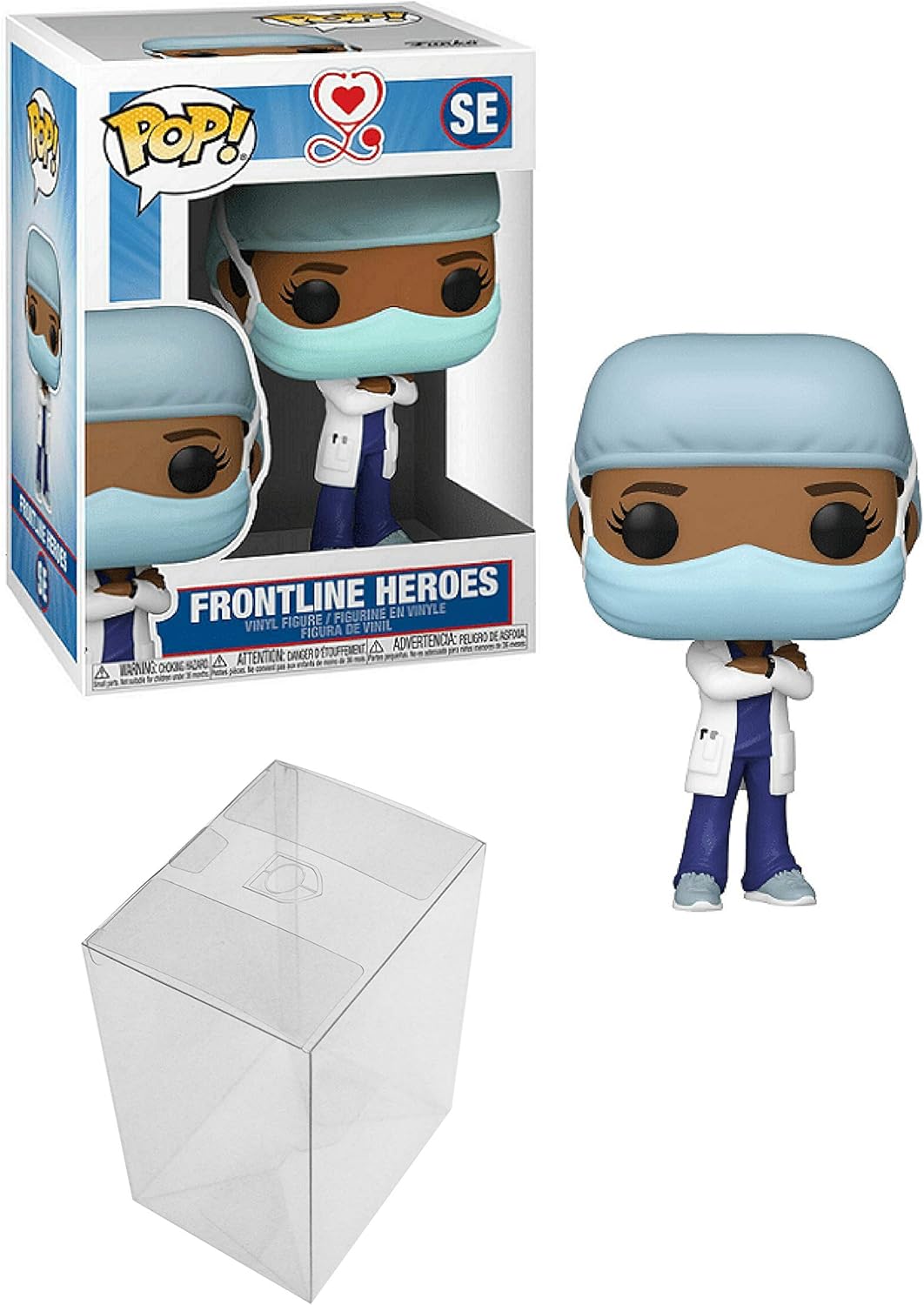 Amazon.com: Funko Pop! Heroes: Front Line Worker- Female Hospital ...