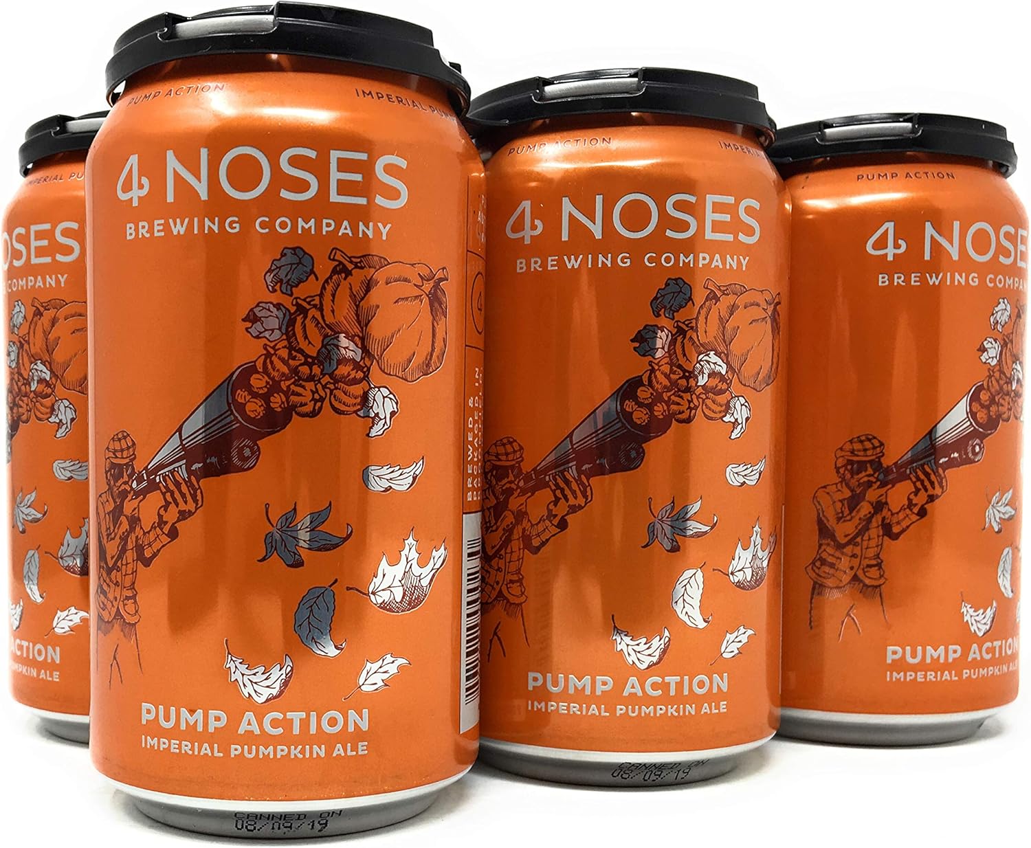 Amazon.com: 4 Noses Brewing, Ale Imperial Pumpkin Pump Action, 6pk, 12 ...