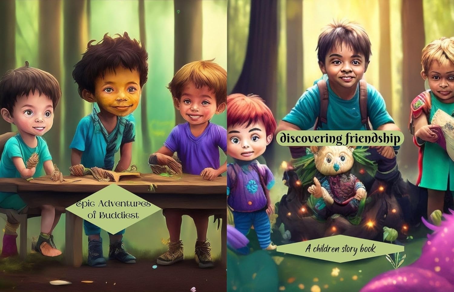 Discovering friendship, a children story book: An epic adventures of ...