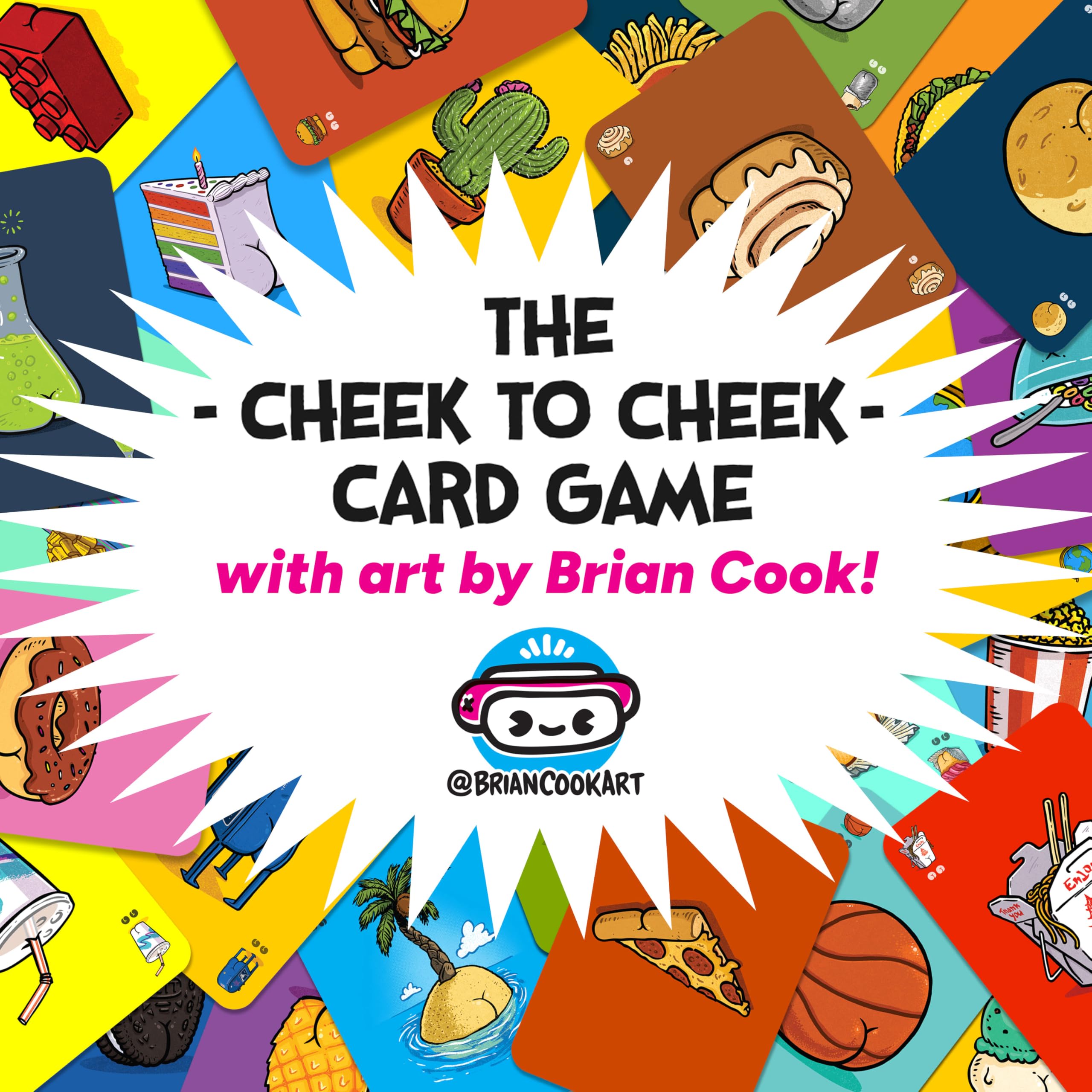 Snapklik.com : Butts On Things - The Cheek To Cheek Card Game - For ...