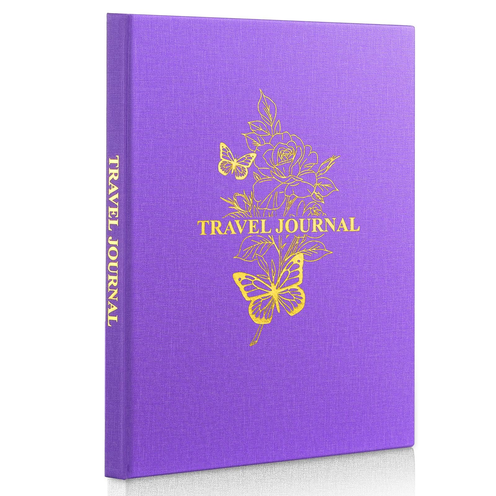 Amazon.com : BeleePlanner Travel Journal-B5 Linen World Travel Journal ...