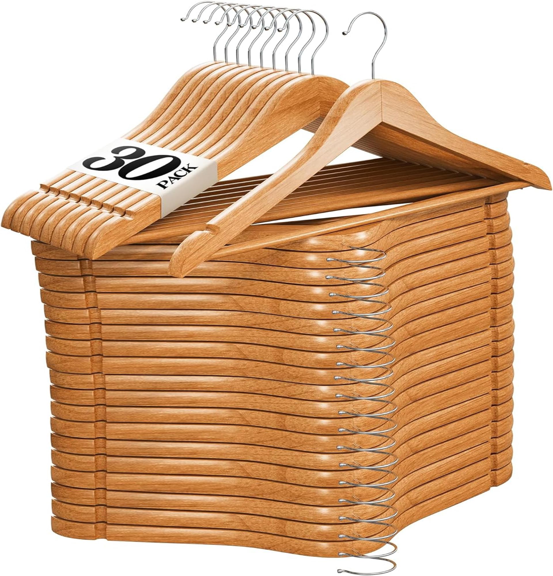 Amazon.com: IKEA BUMERANG NAtural Coloured Curved Wooden clothes / coat ...