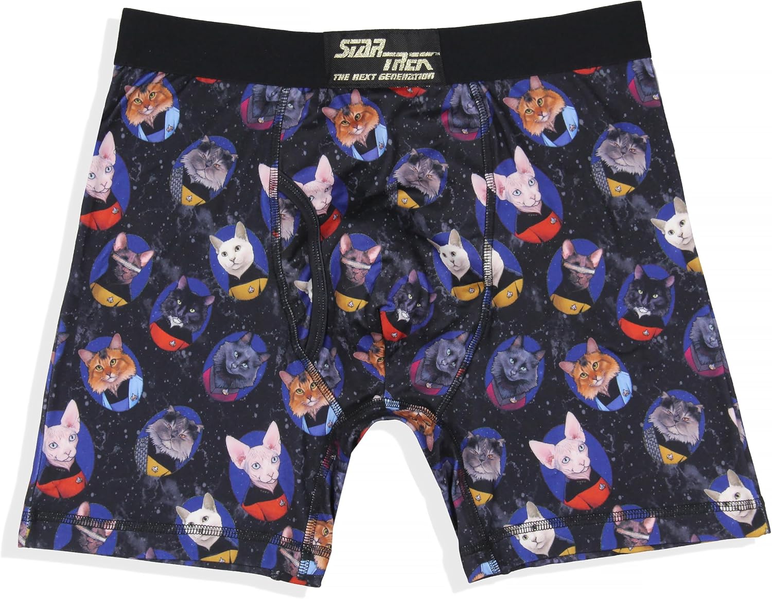 INTIMO Star Trek Men's The Next Generation Cat Characters Boxer Briefs ...