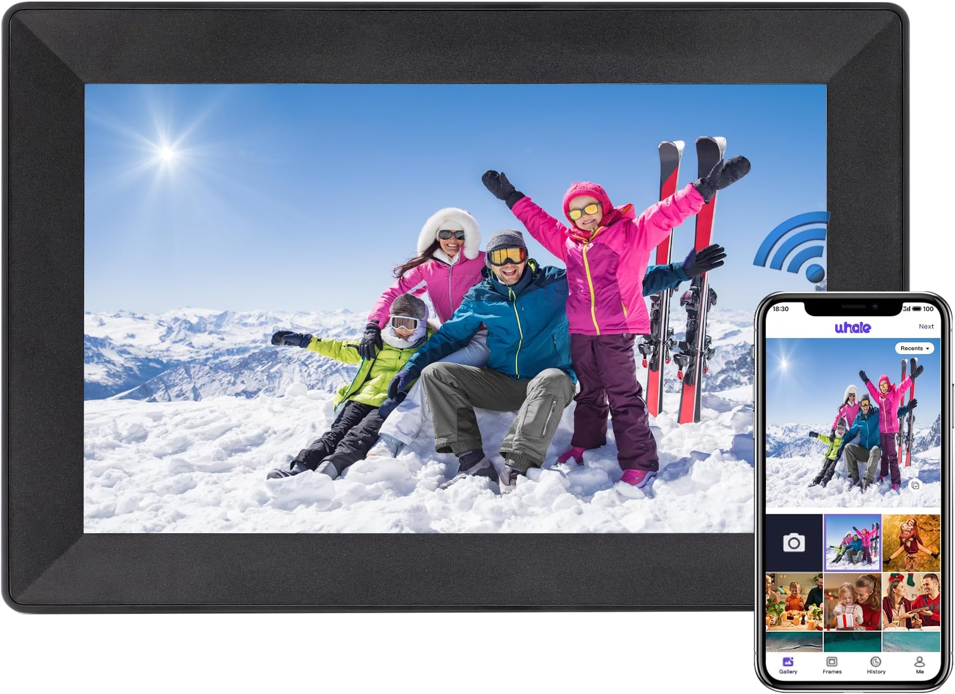 Amazon.com : Uhale 10.1-inch digital photo frames Built-in 1280×800 IPS ...
