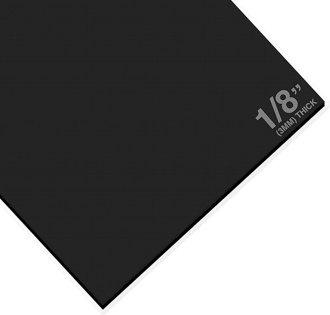 Amazon.com: Expanded PVC Sheet – Lightweight Rigid Foam – 3mm (1/8 Inch ...
