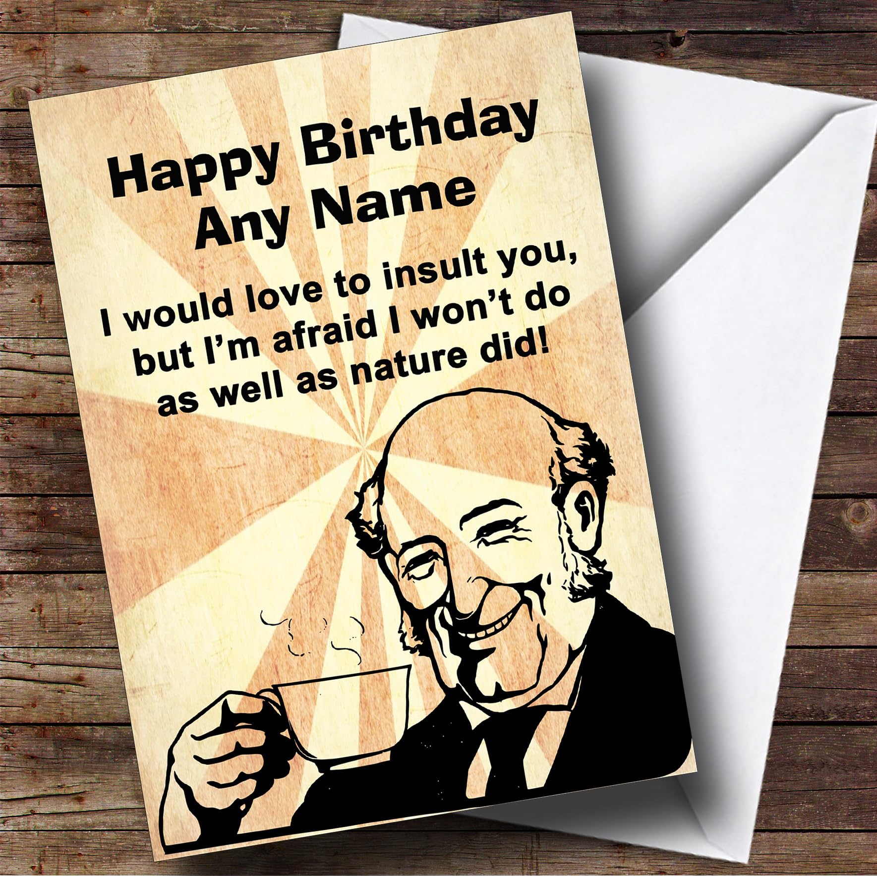 Offensive Birthday Quotes Rude Birthday Cards | My Wife Just Stopped