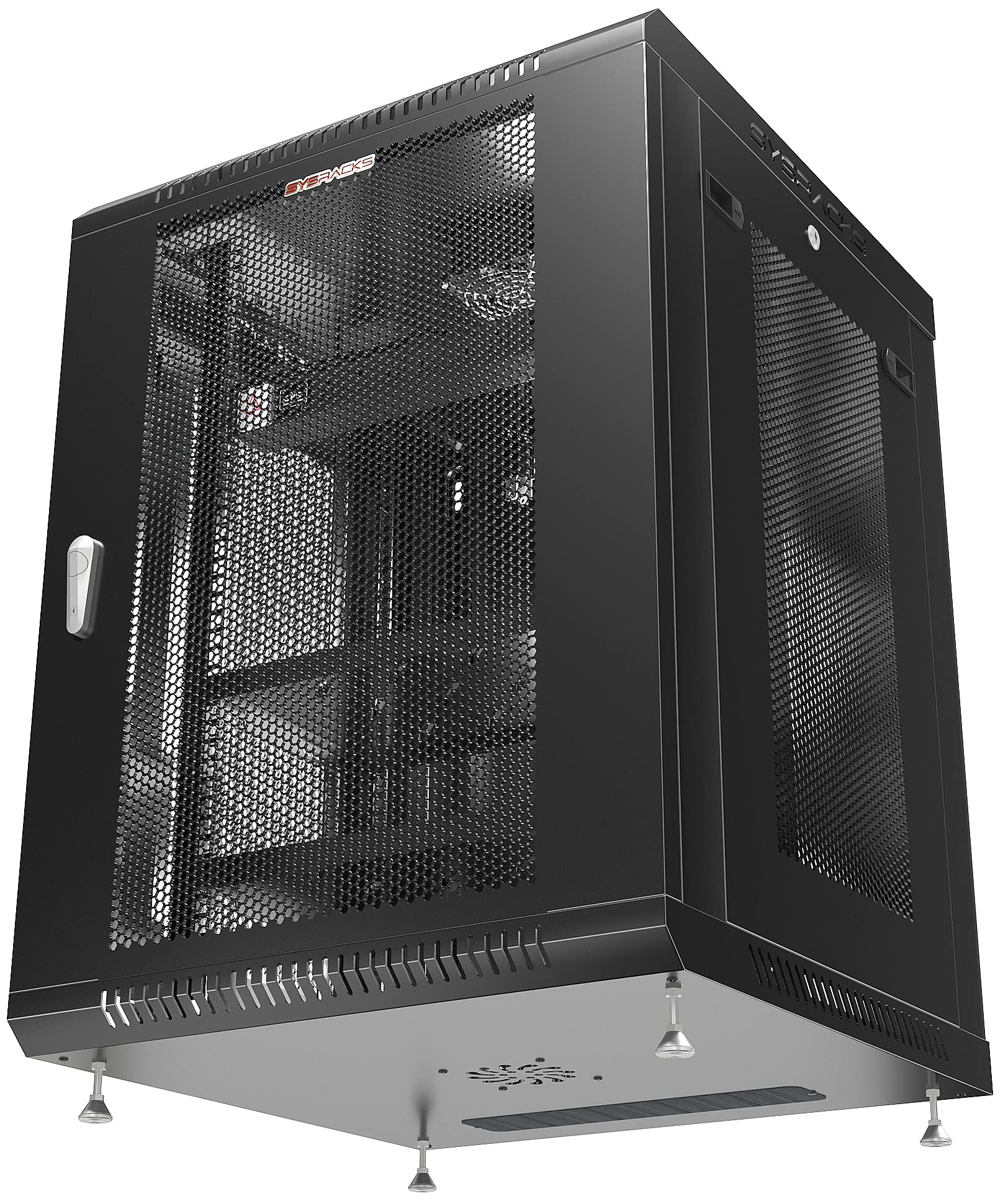 Amazon.com: Sysracks - Wall Mount Server Rack - Locking Network Cabinet - 15 U Locking AV ...