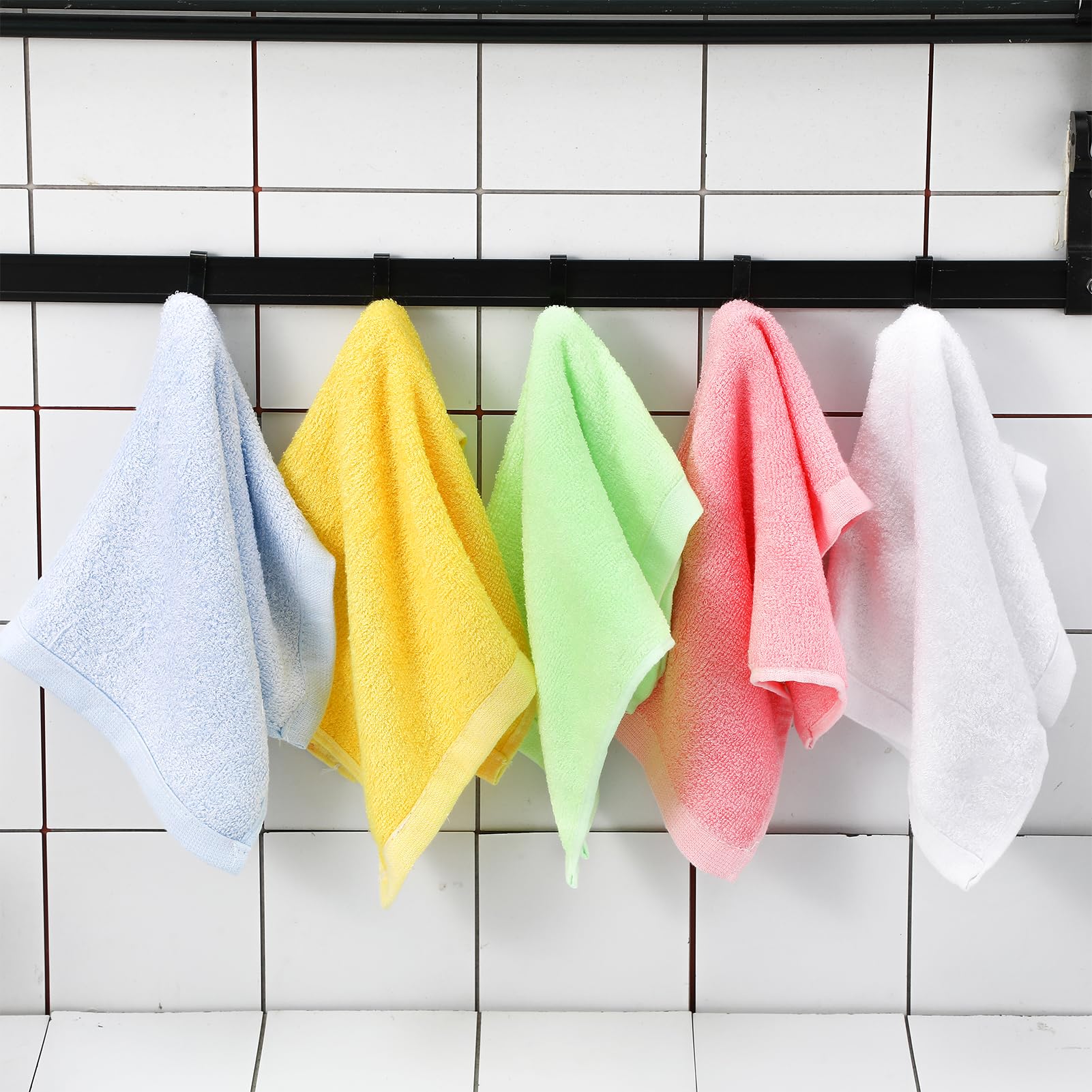 GSrenyu 6 Pack Flannel Face Cloth Soft Baby Wash Cloth Flannels Wash ...