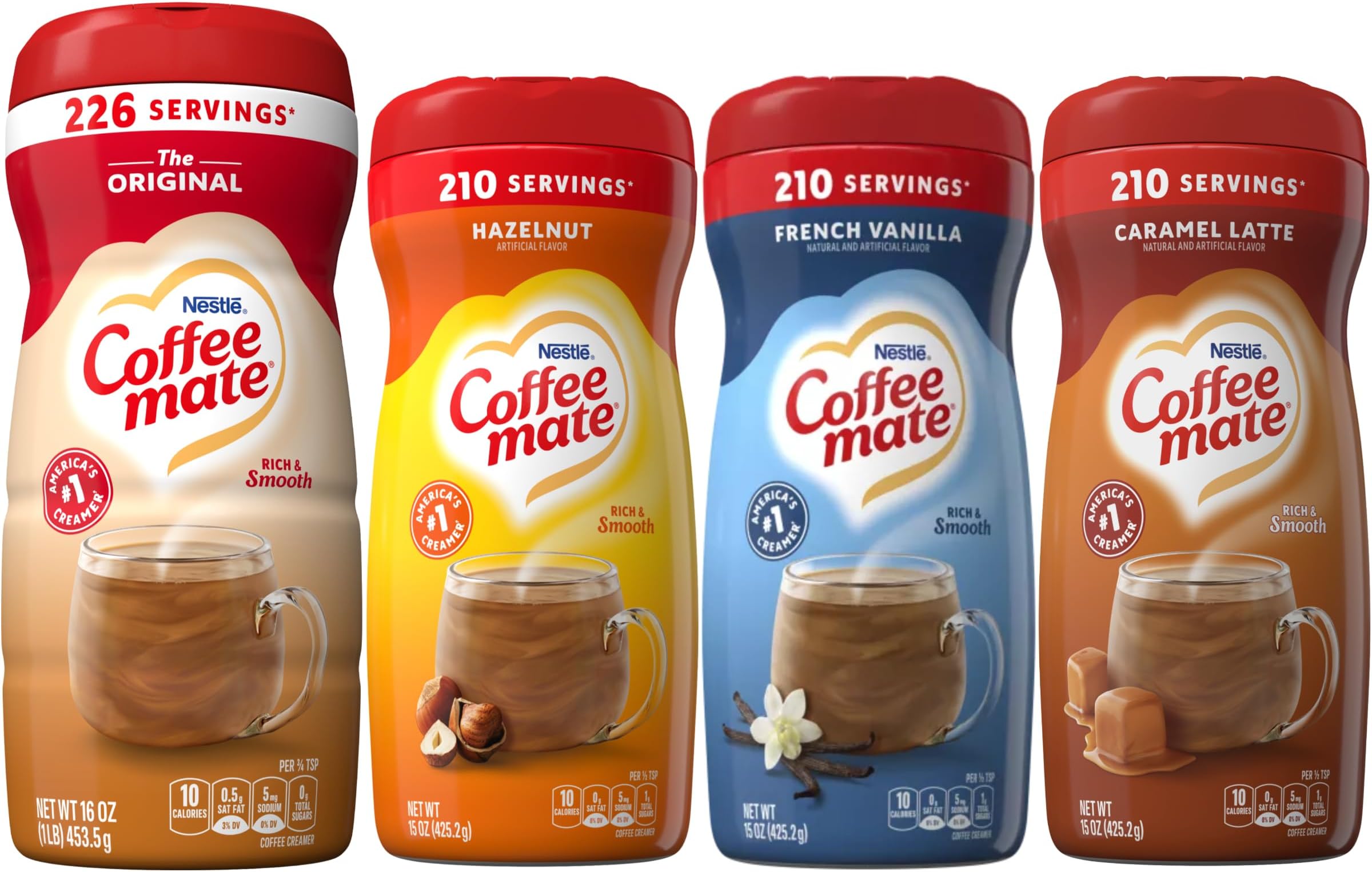 Amazon.com: Coffee-mate Powder Original 56 oz. (pack of 3) A1 : Grocery ...