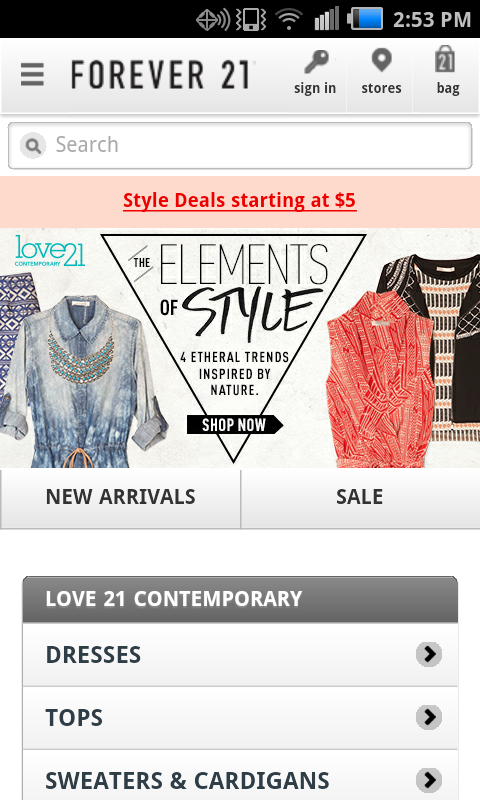 One Tap for Forever 21 - App on Amazon Appstore