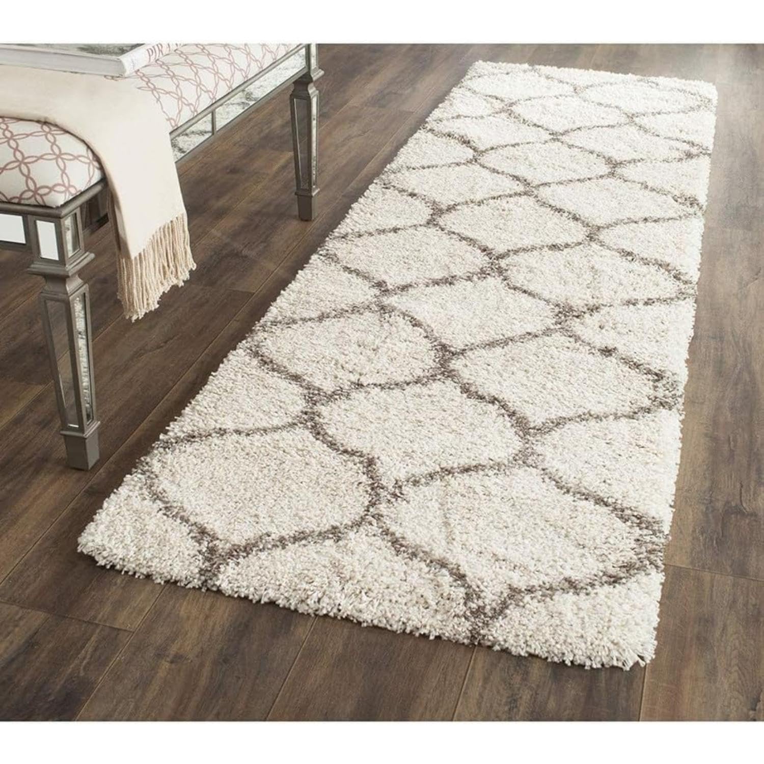 Buy MALTA HOME FURNISHING Shaggy Floor Carpet for Living Room, Soft ...
