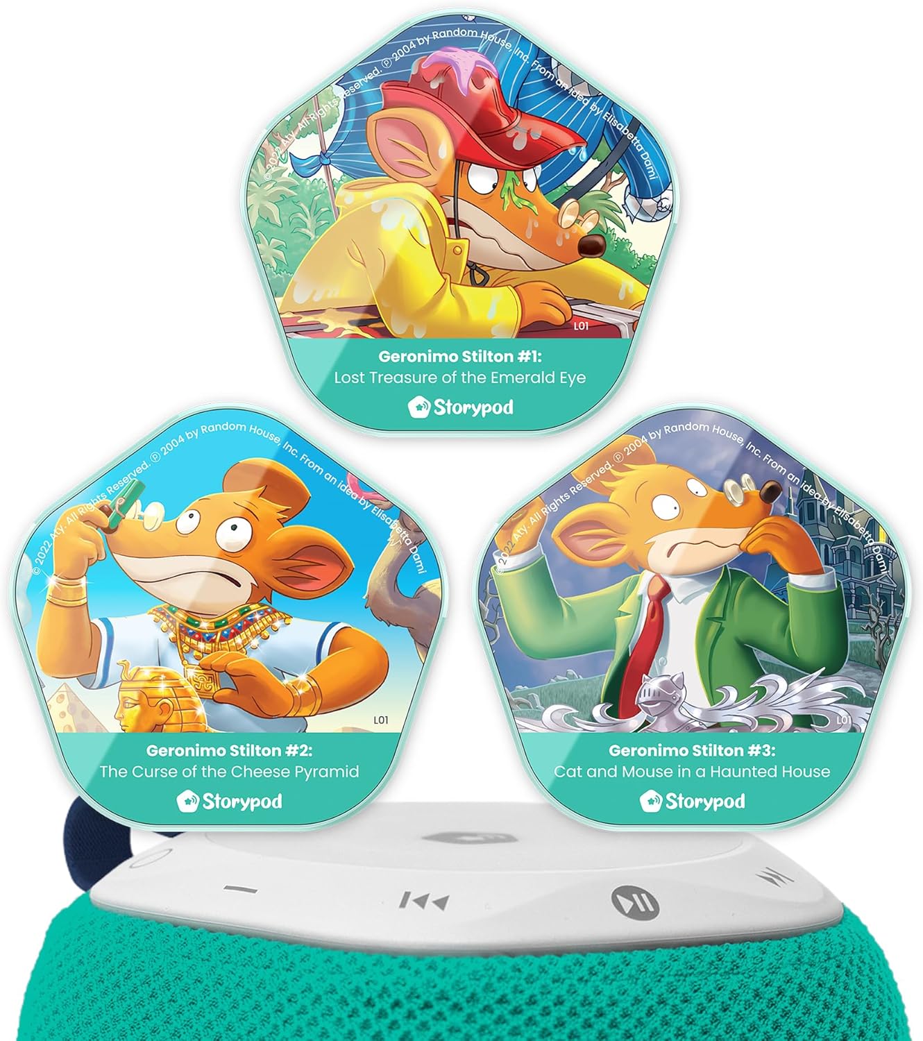 Amazon.com: Storypod Tokens | Geronimo Stilton Volumes 1-3 ...