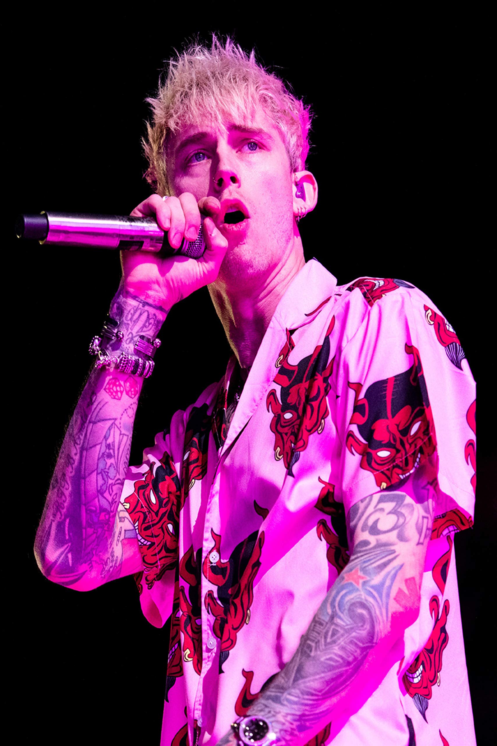 Elixir Design Machine Gun Kelly Mgk Rapper Art 12x18 Inches ...