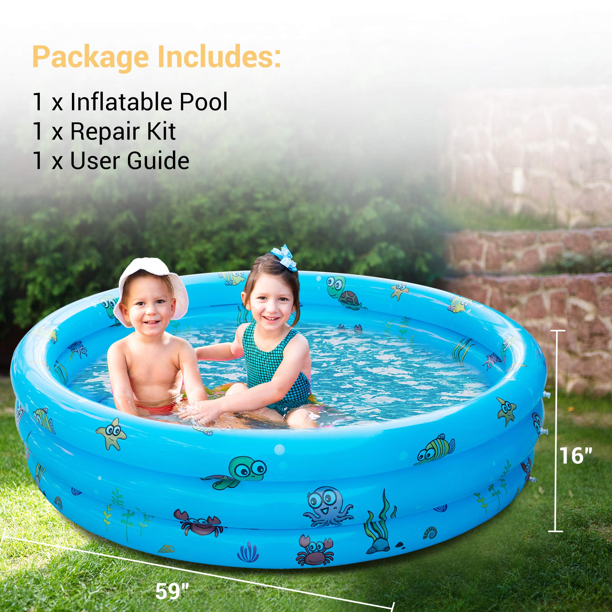 KIDS SPIDER-MAN PADDLING POOL 3 RING GARDEN POOL X ￡5.65 dskgroup.co.jp