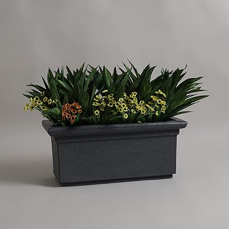 YUCCABE ITALIA Fox B 36 INCH Rectangle Pots for Plants Highly Durable ...