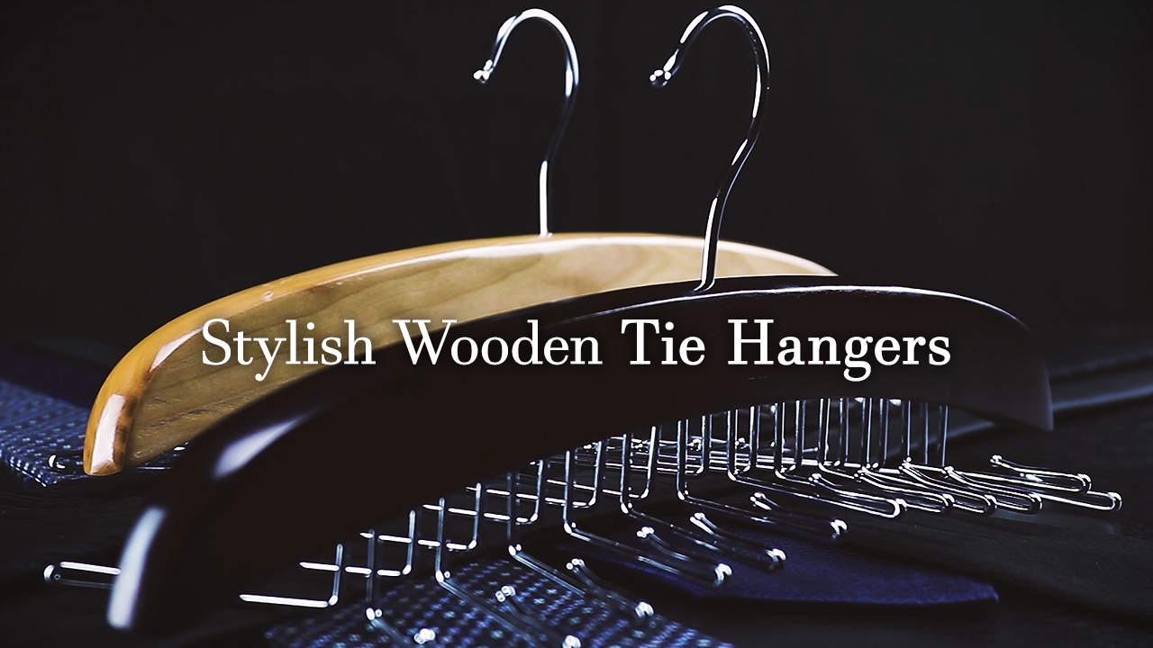Watch HANGERWORLD Premium Wooden Tie Hanger on Amazon Live