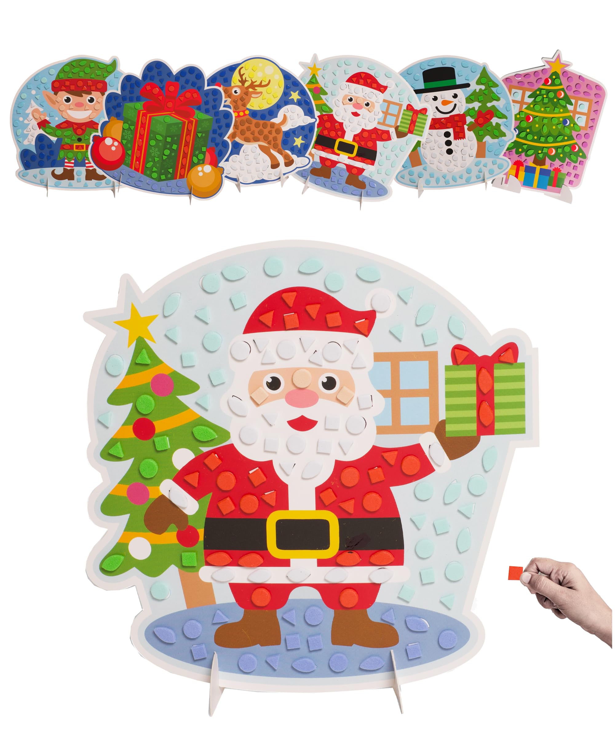 Amazon.com: DIY EVA Foam Scene Christmas Crafts for Kids Ages 3-5 ...