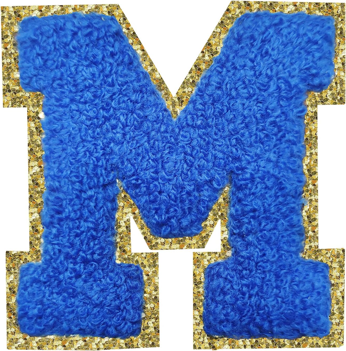 Amazon.com: 3Pcs Letter Patches Varsity Glitters Chenille,SPRT Iron on ...