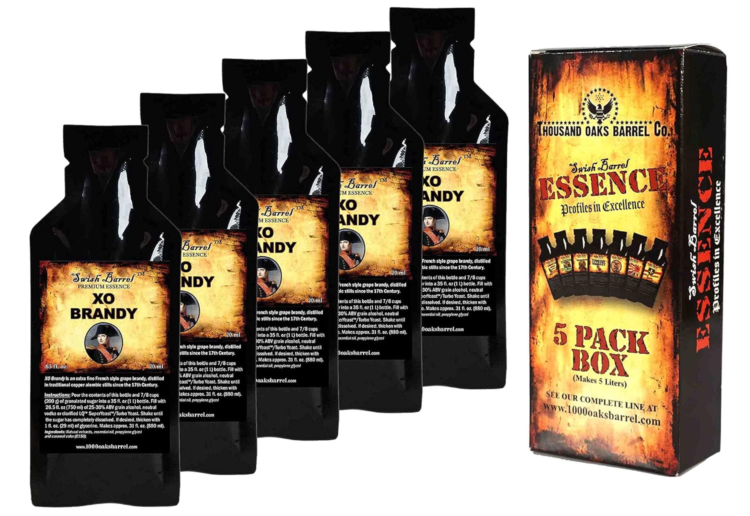 Amazon.com: XO Brandy Essence | Bootleg Kit Refills | Thousand Oaks ...