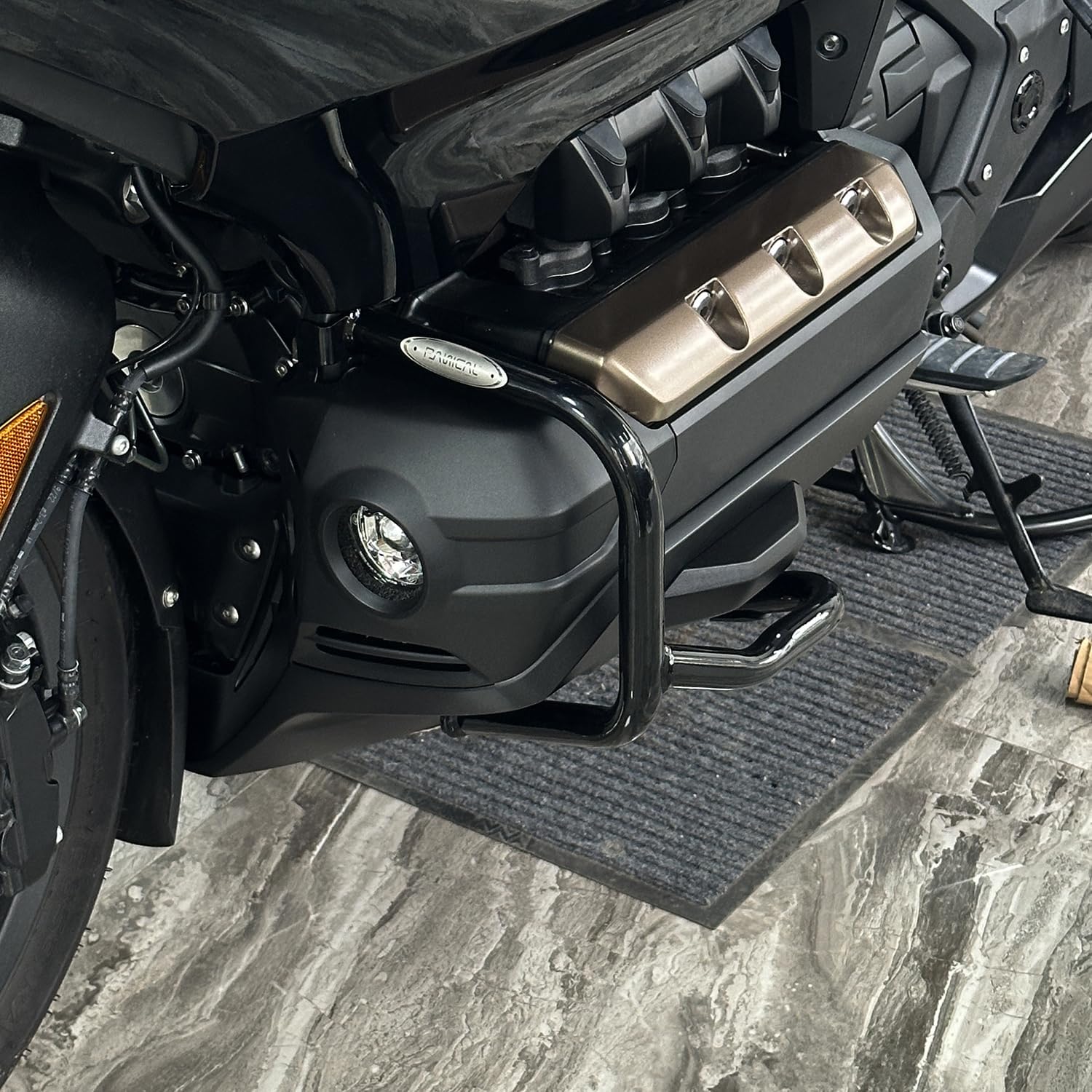 Amazon.com: Panical Engine Frame Protector Strip Bumper Engine Guard ...