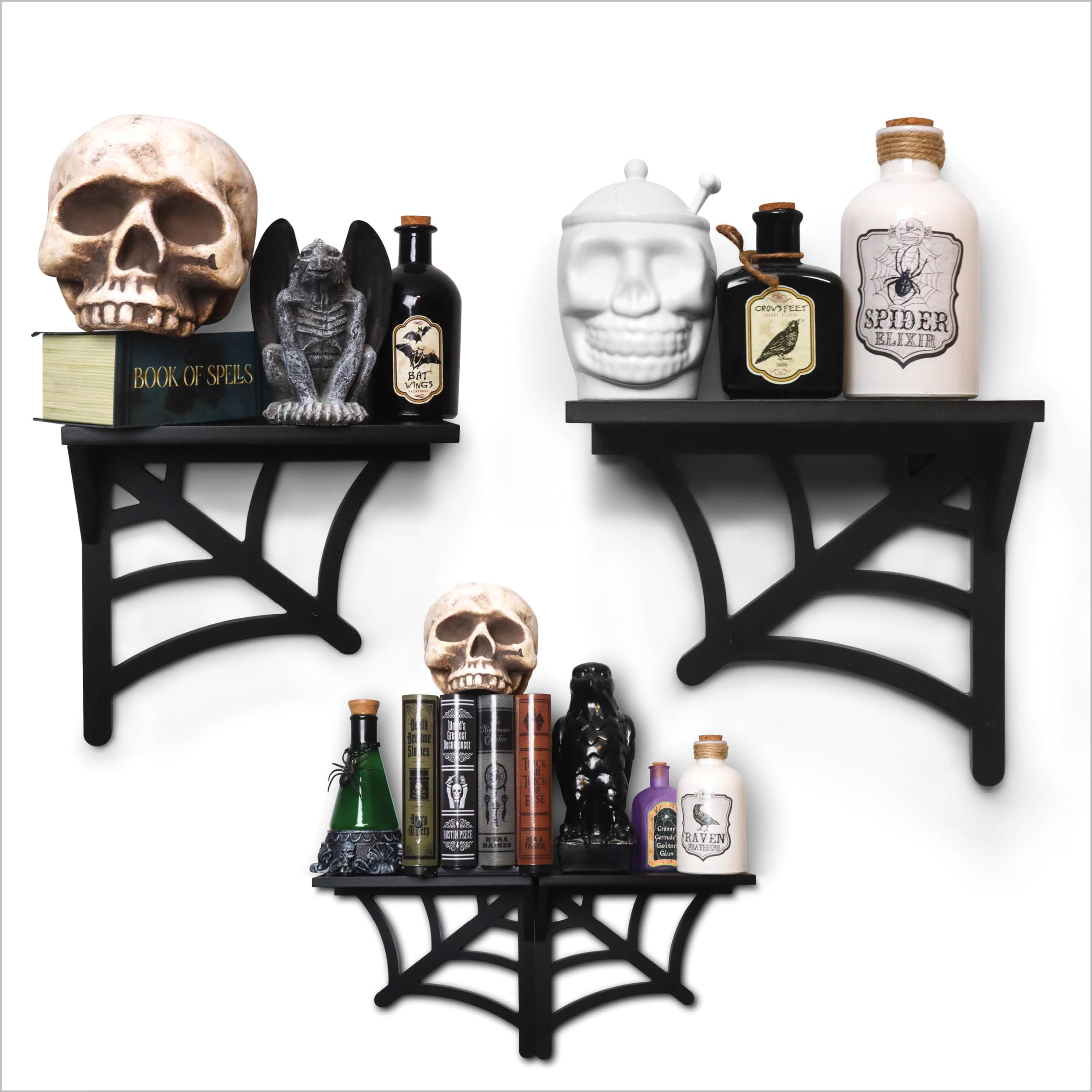 Amazon.com: CEFLITECO Bat Shelf - Halloween Wall Decor for Kitchen and ...