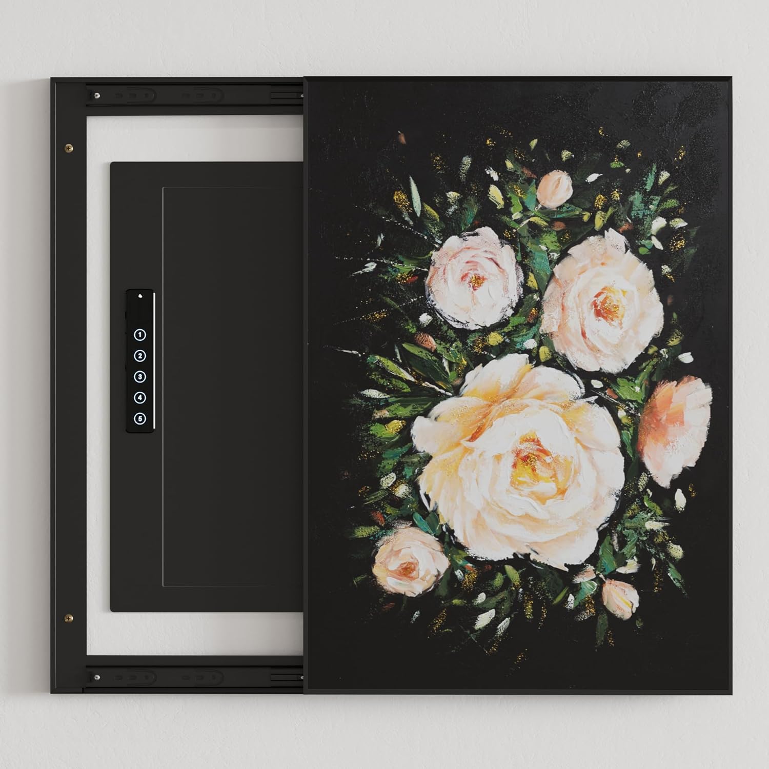 Amazon.com - Grimtron 21x30" Wall Safe Cover, Left Or Right Slide ...