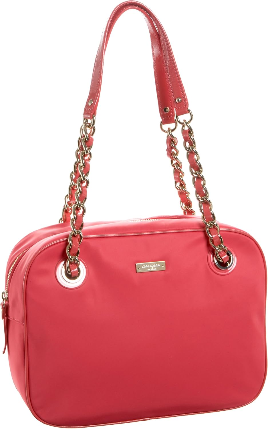 Amazon.com: Kate Spade Fashion Nylon Jasmine Satchel,Fraise,one size ...