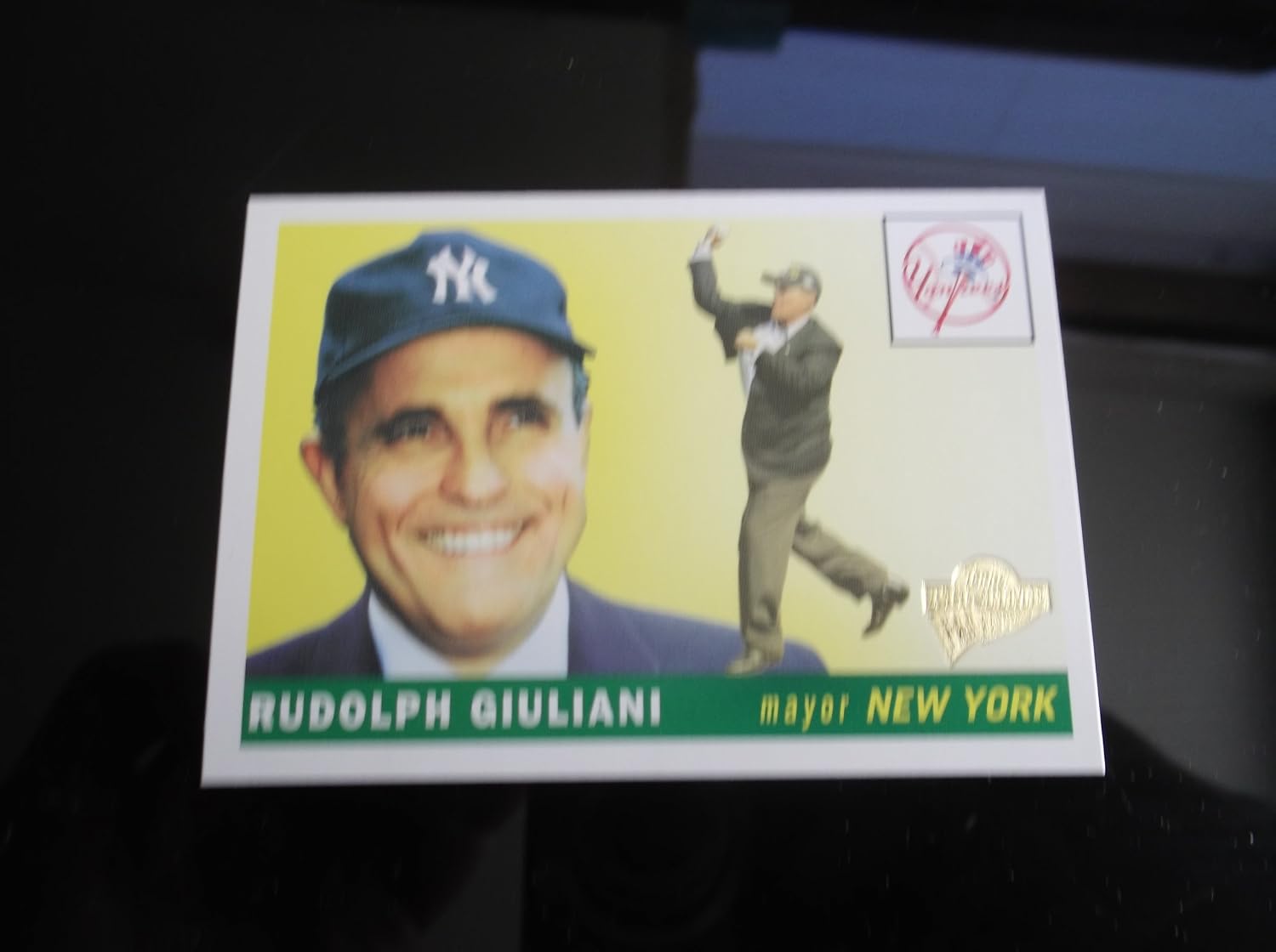 2003 TOPPS ALL-TIME FAN FAVORITES #51 RUDOLPH GIULIANI YANKEES at ...